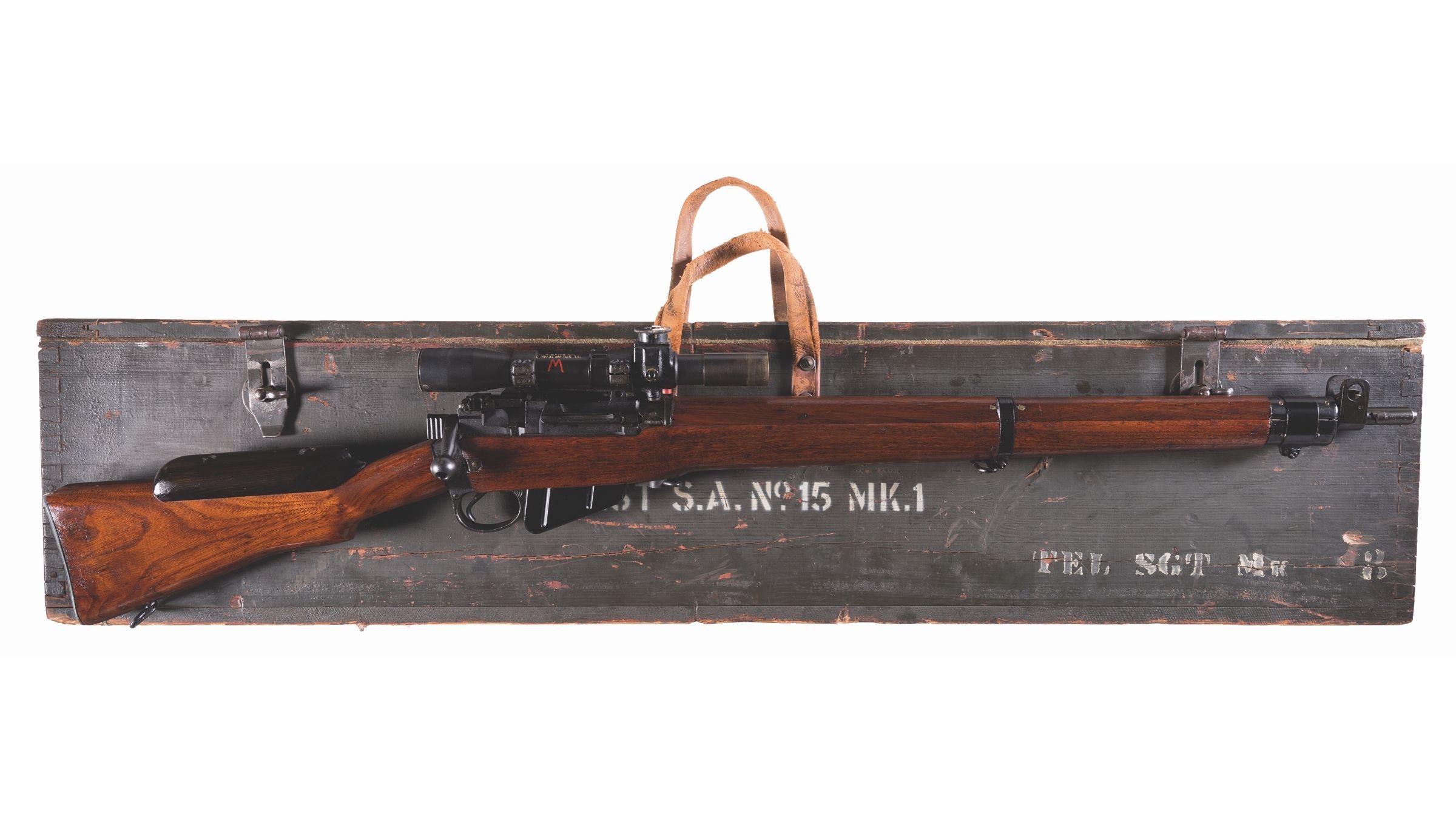 British No. 4 Mk I* (T) Bolt Action Sniper Rifle | Rock Island Auction