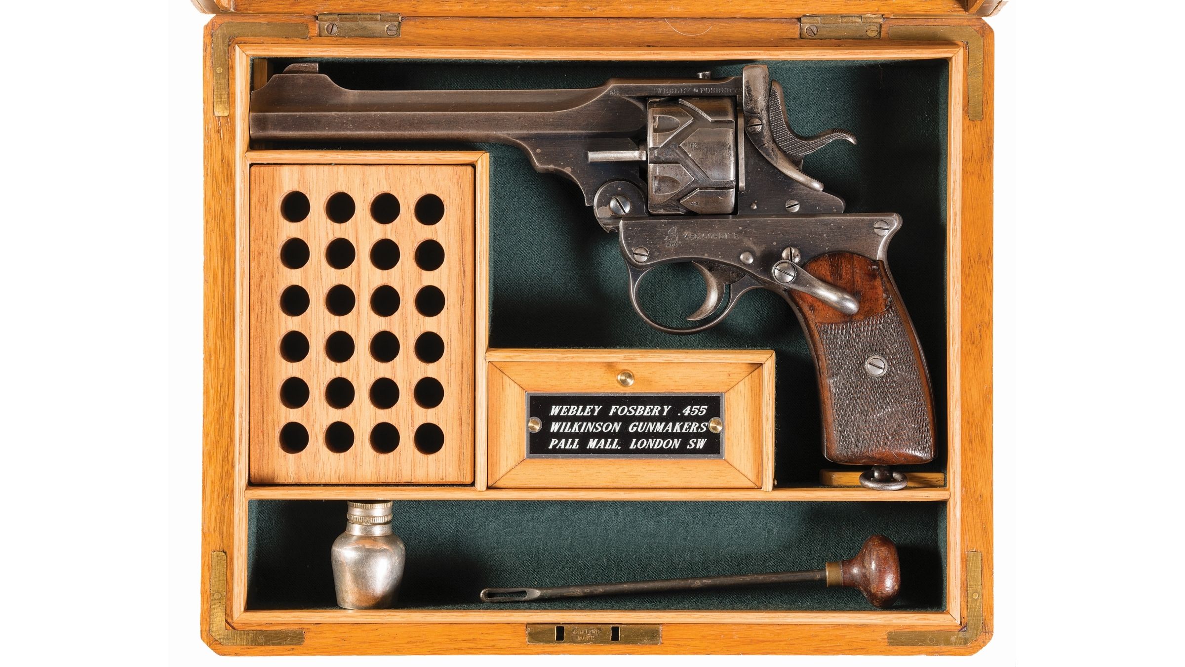 Wilkinson Marked Webley-Fosbery Automatic Revolver | Rock Island Auction