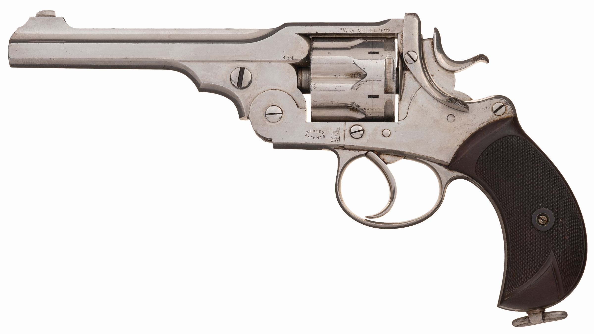 Webley "WG" Model 1889 Double Action Revolver with Holster | Rock ...