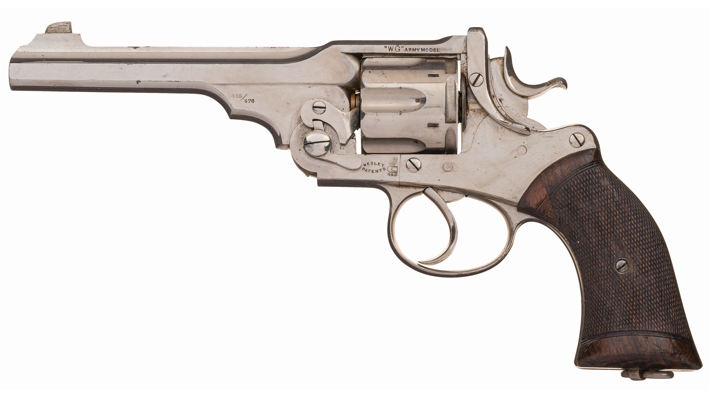 Retailer Marked Webley & Scott "WG" Army Revolver | Rock Island Auction
