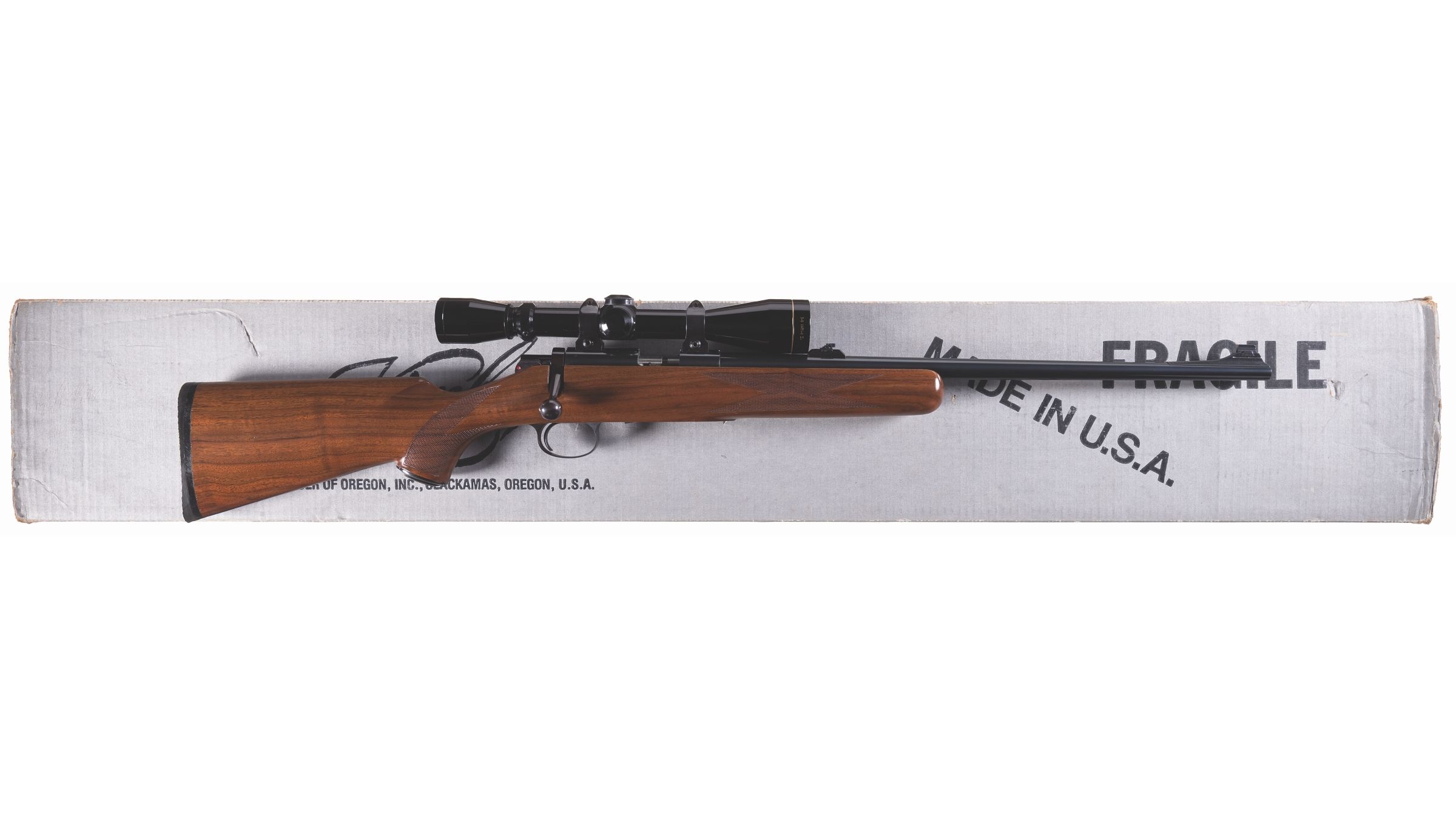 Kimber Model 82 Mini Classic Rifle with Scope and Box | Rock Island Auction