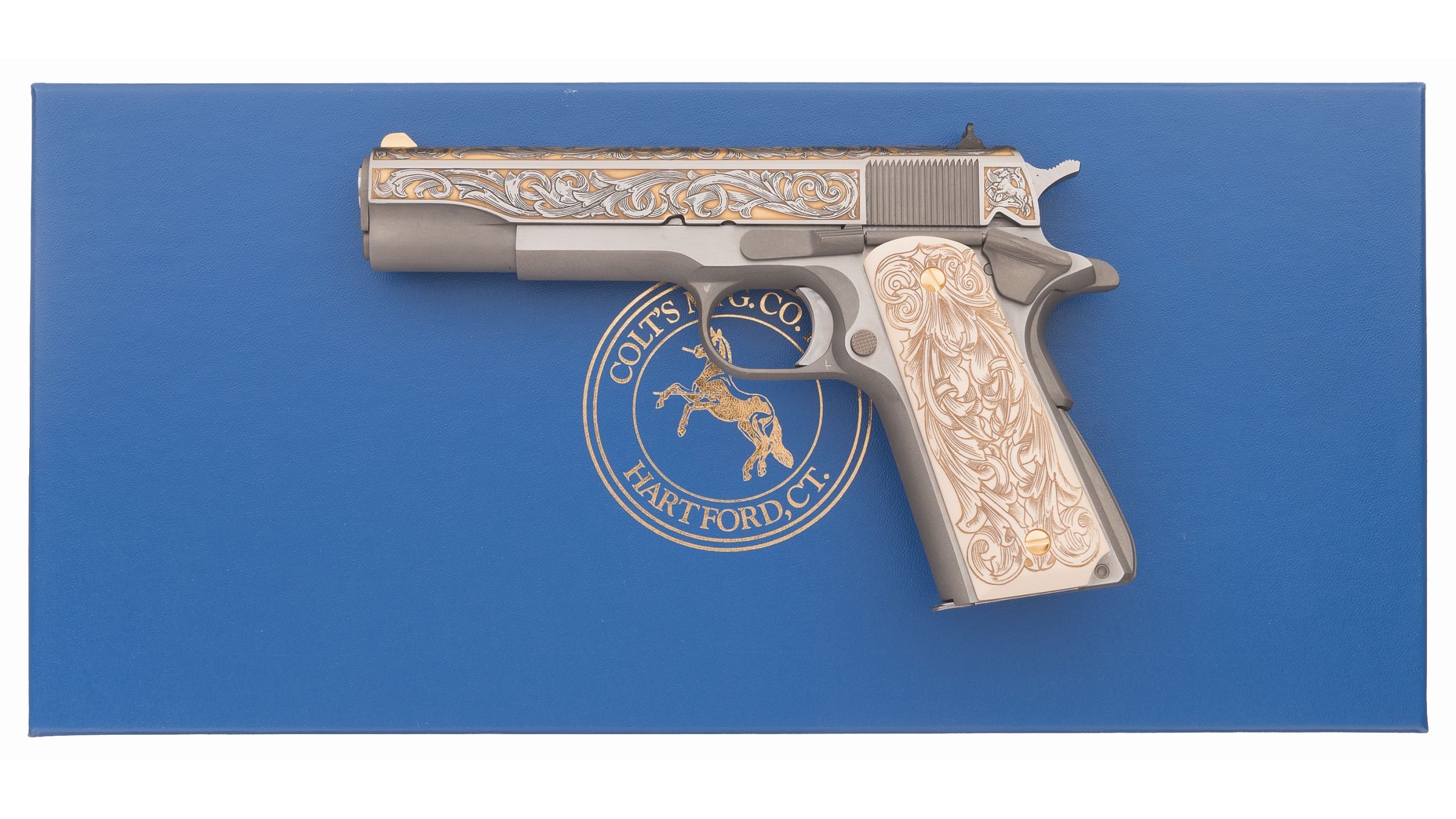 Colt-Talo Riccardo Edition Government Model Pistol | Rock Island Auction
