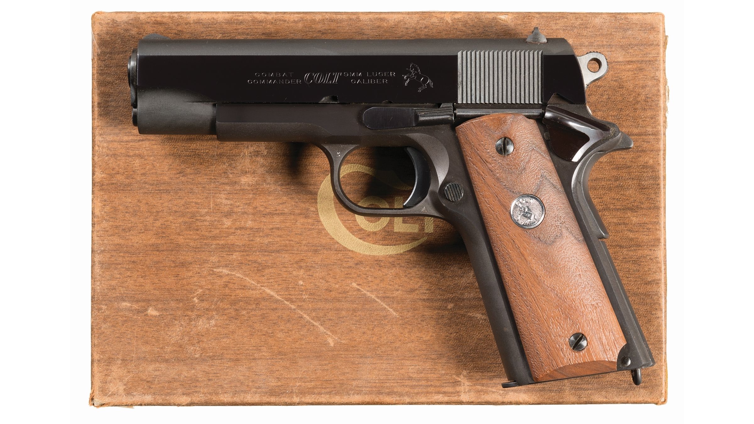 Colt Series 70 Combat Commander Pistol in 9mm Luger | Rock Island Auction
