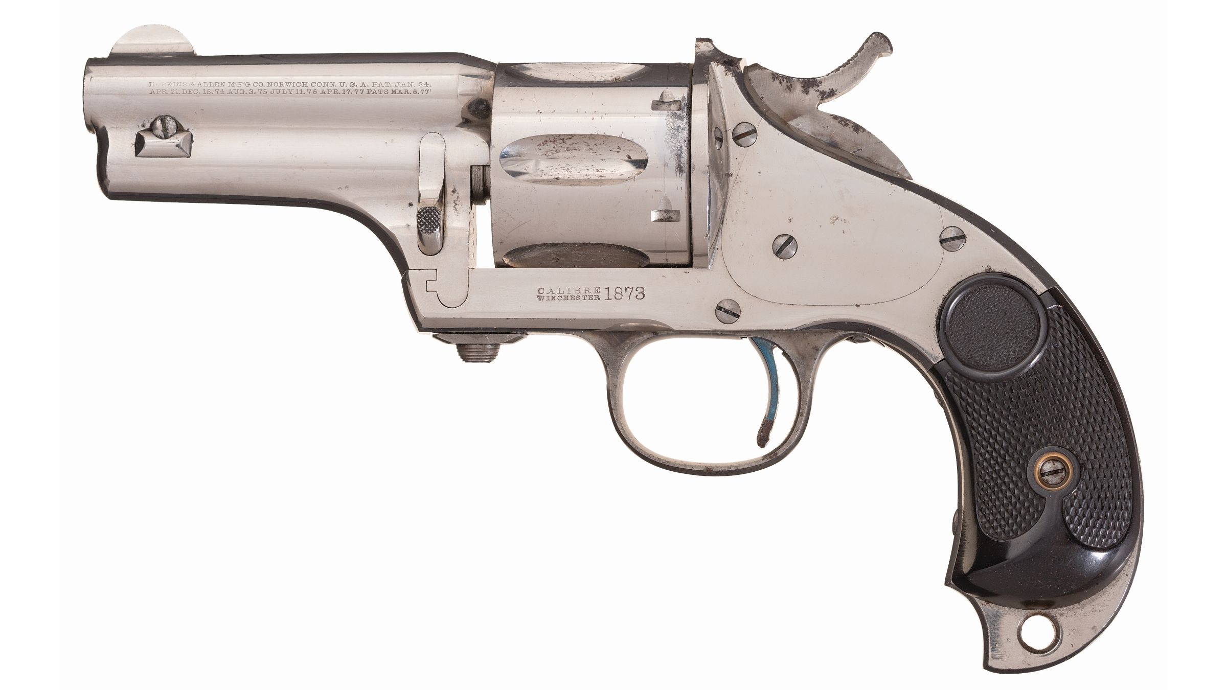 Merwin Hulbert & Co. Open Top Pocket Army Single Action Revolver | Rock ...