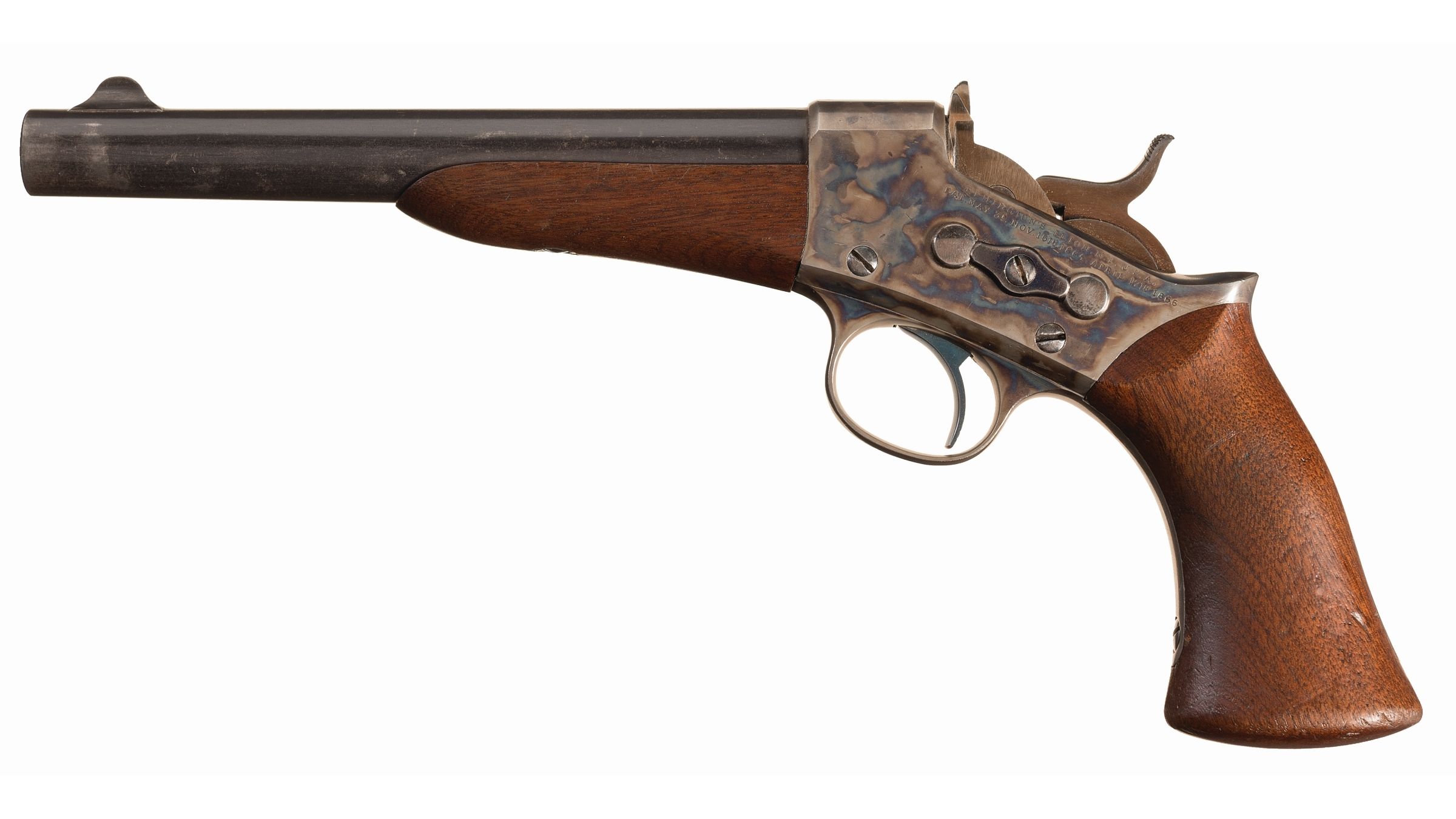 Exempted Smoothbore Remington Model 1871 Rolling Block Pistol | Rock ...