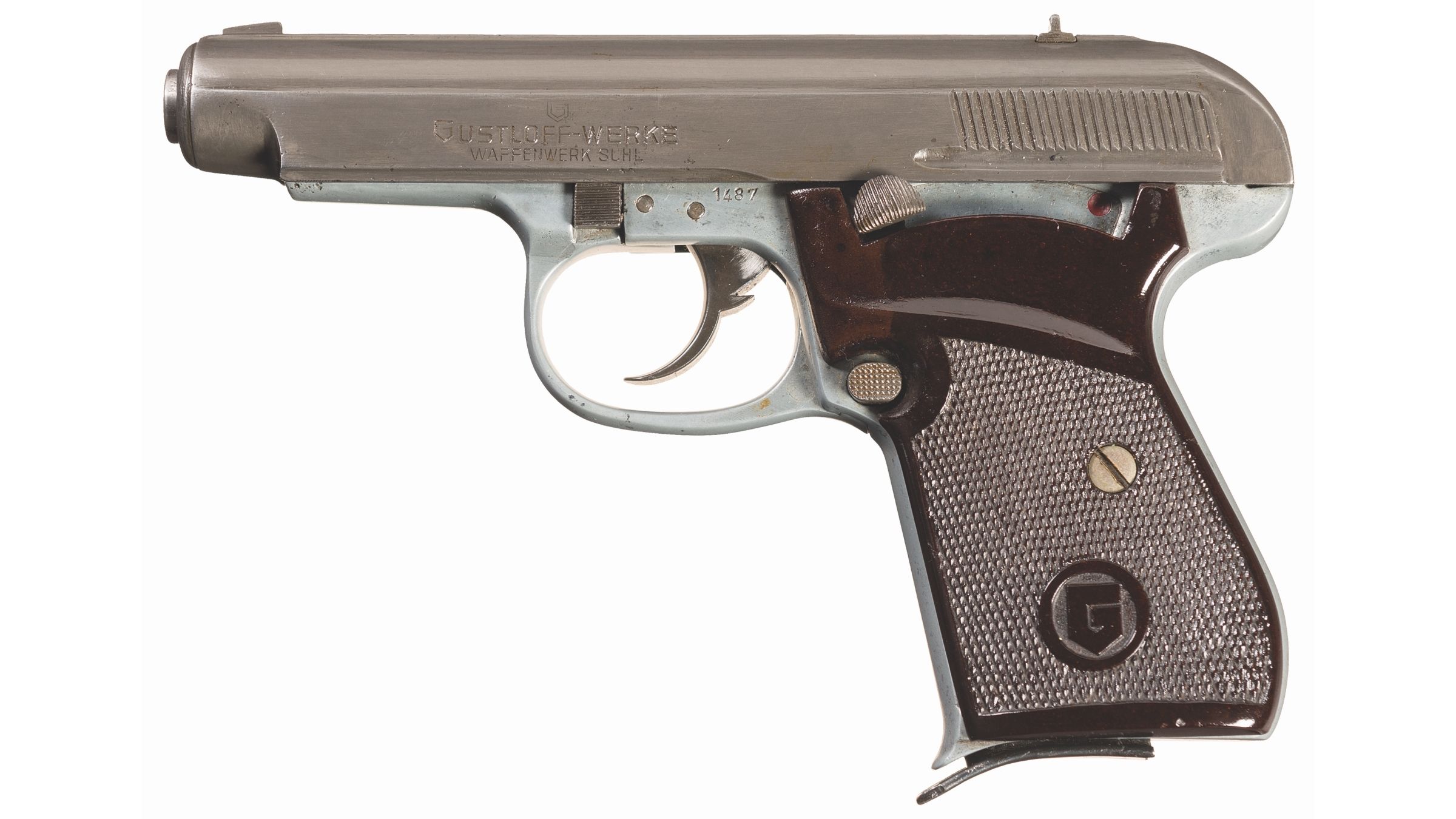 Experimental Gustloff Werke Semi-Automatic Pistol with Holster | Rock ...