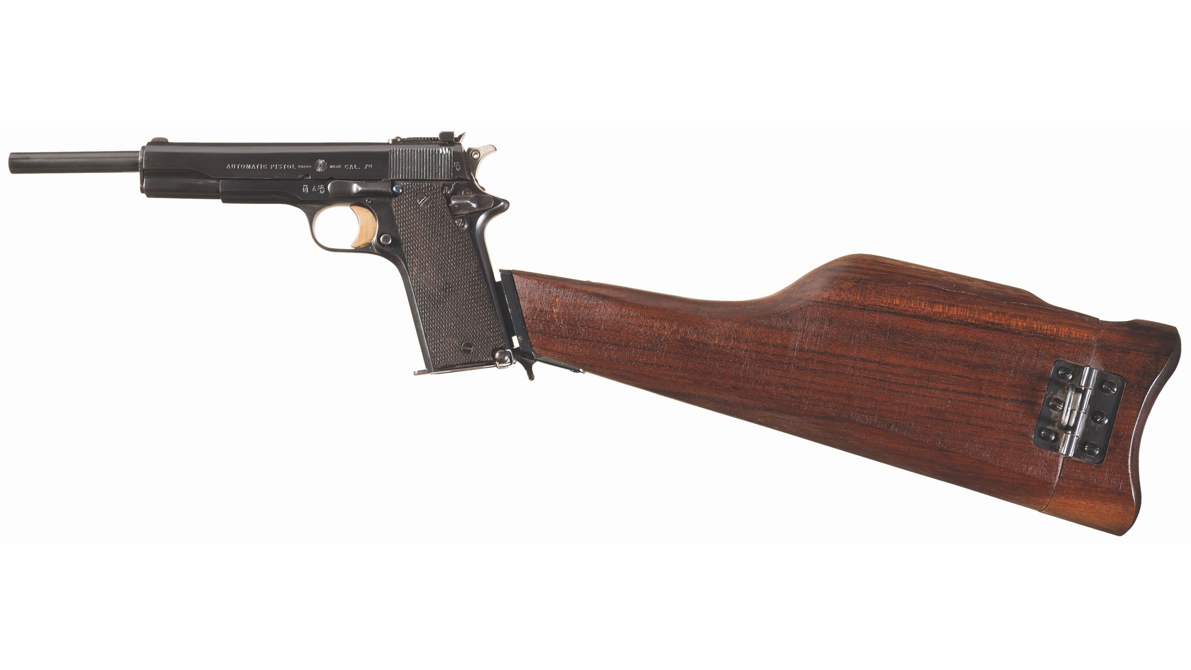 Star Model A Pistol with Stock | Rock Island Auction