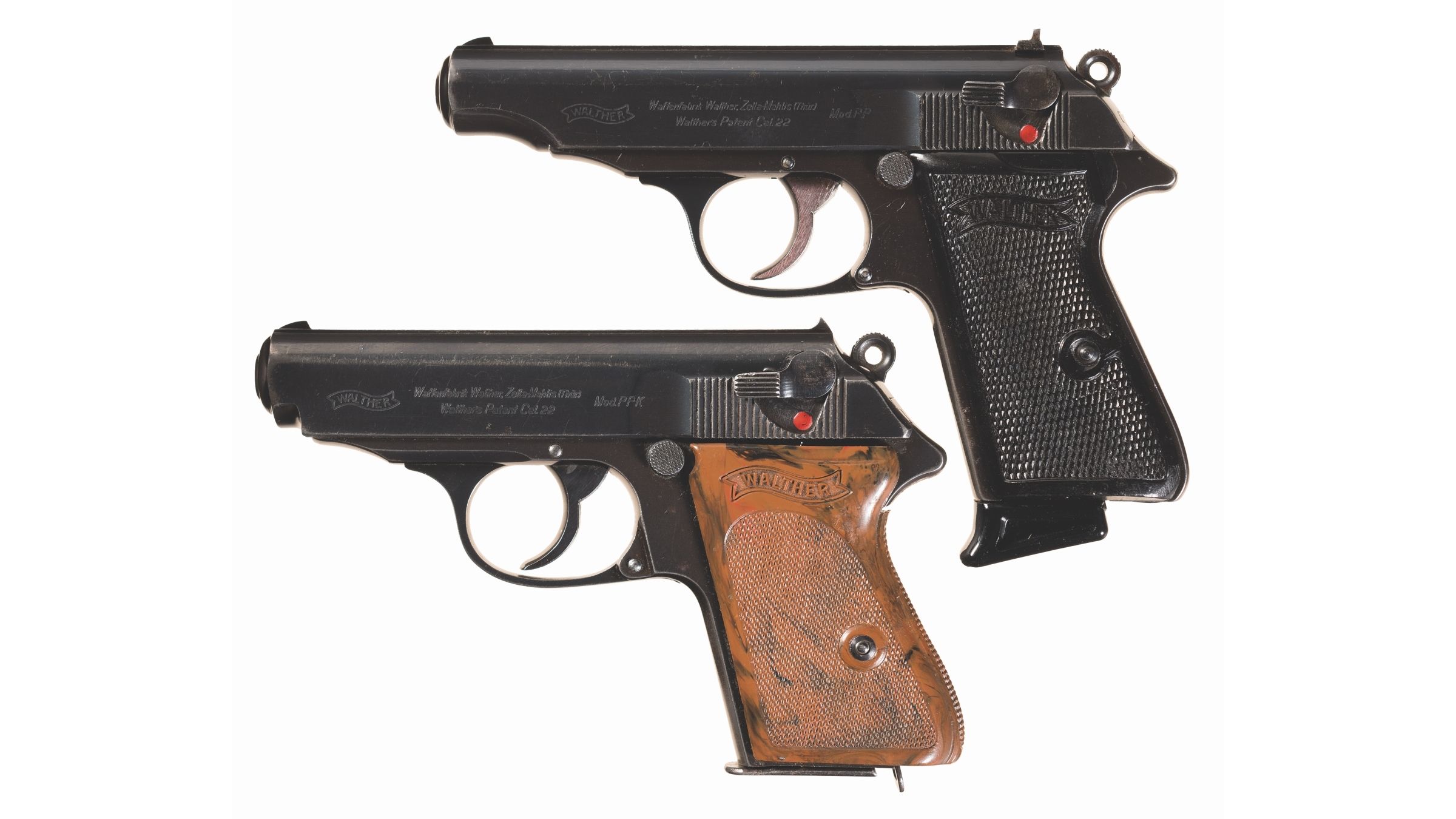 Two Walther 22 Caliber Pistols | Rock Island Auction