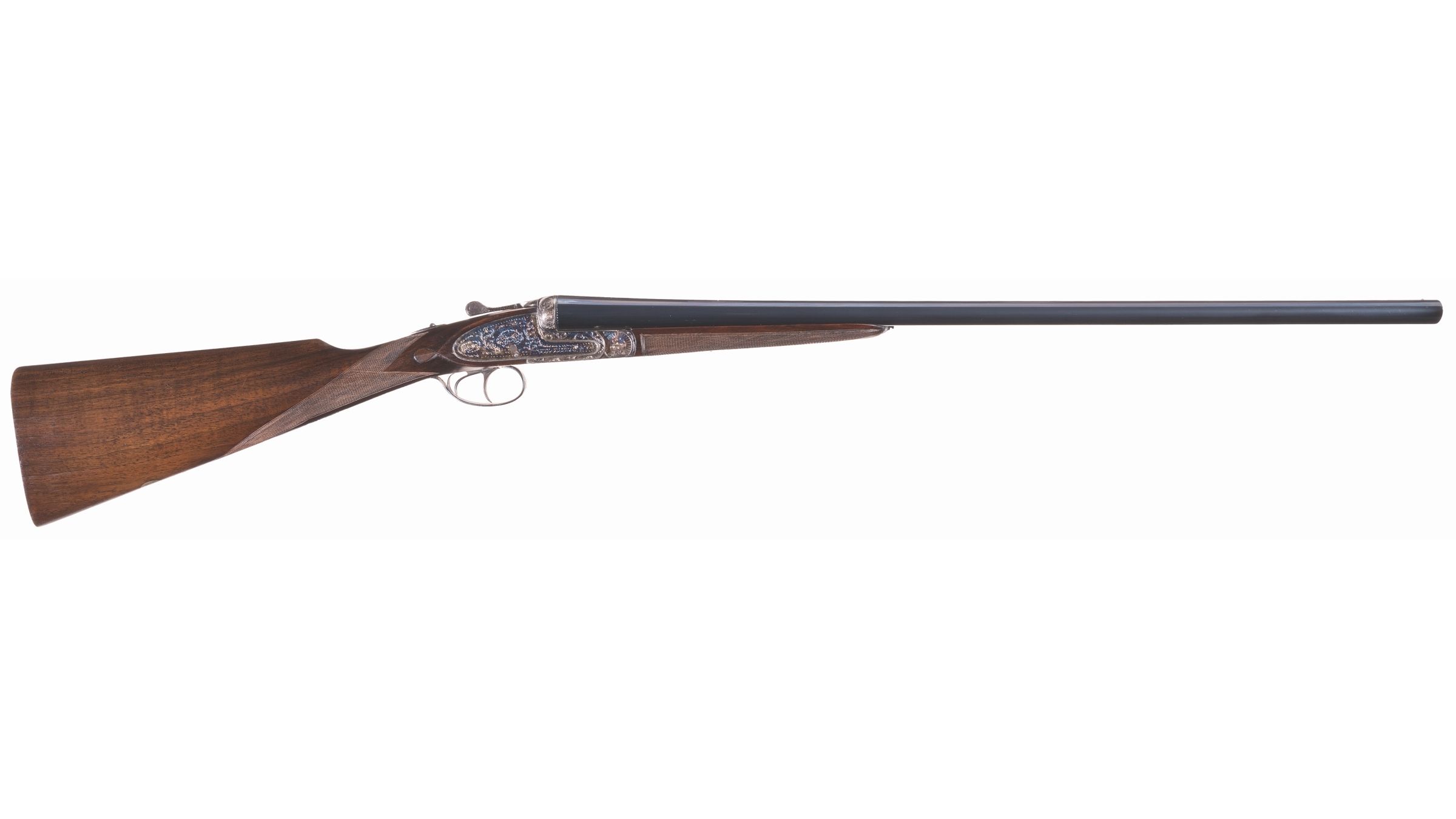 Engraved Union Armera-Grulla Double Barrel Side Lock Shotgun | Rock ...