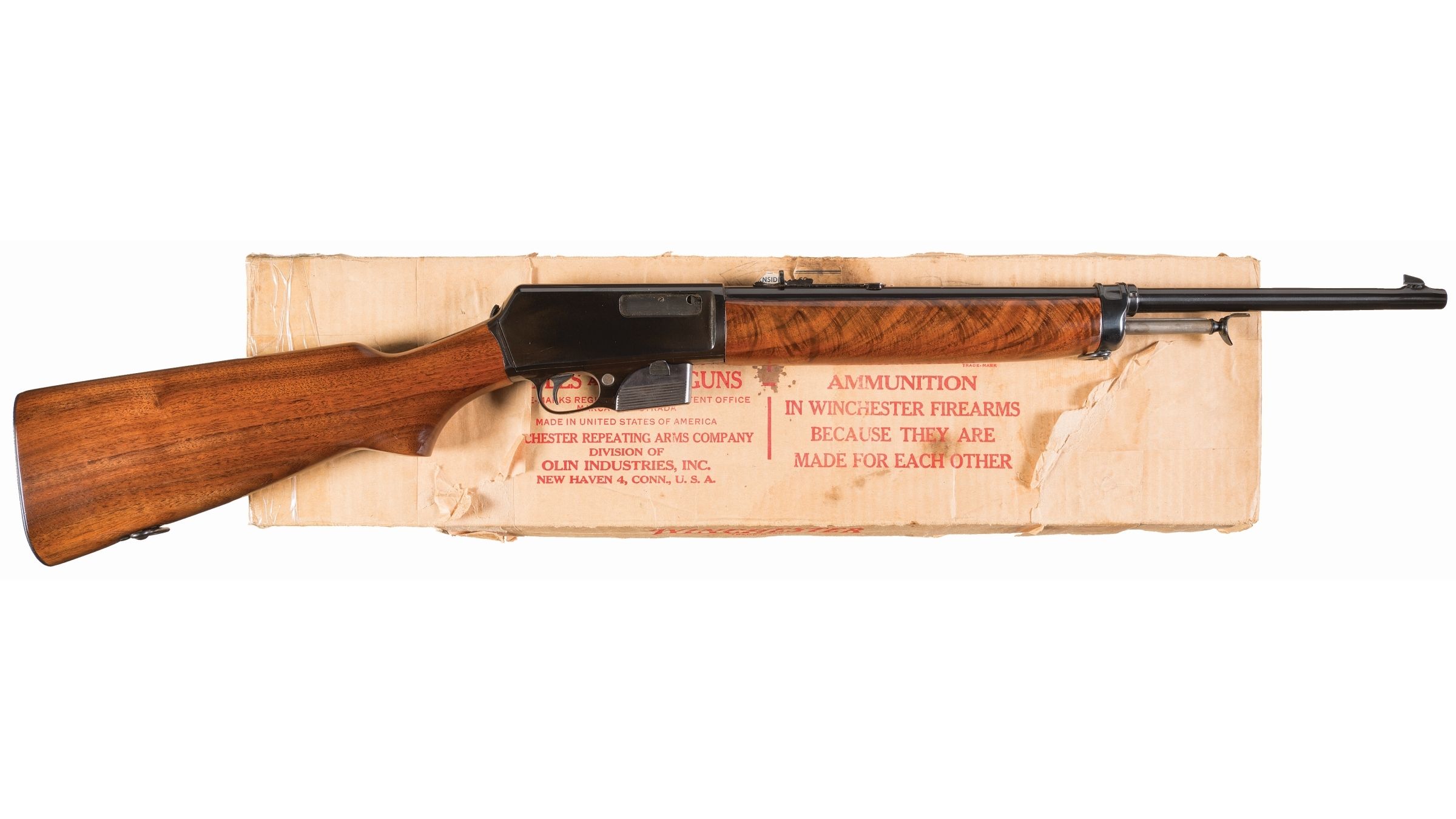 Winchester Model 07 Semi-Automatic Rifle with Box | Rock Island Auction