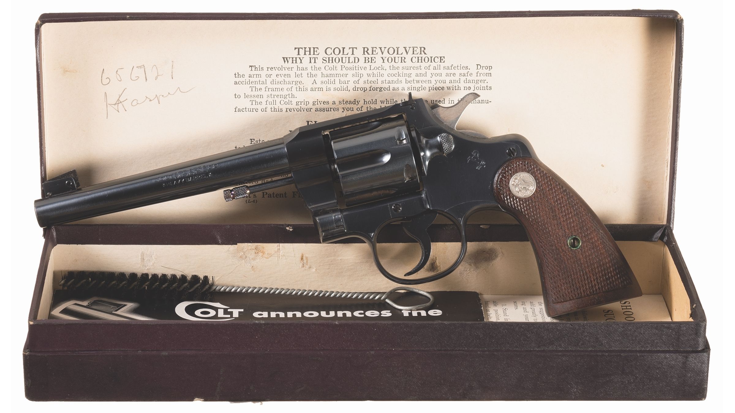 Colt Officer's Model Heavy Barrel Double Action Revolver | Rock Island ...