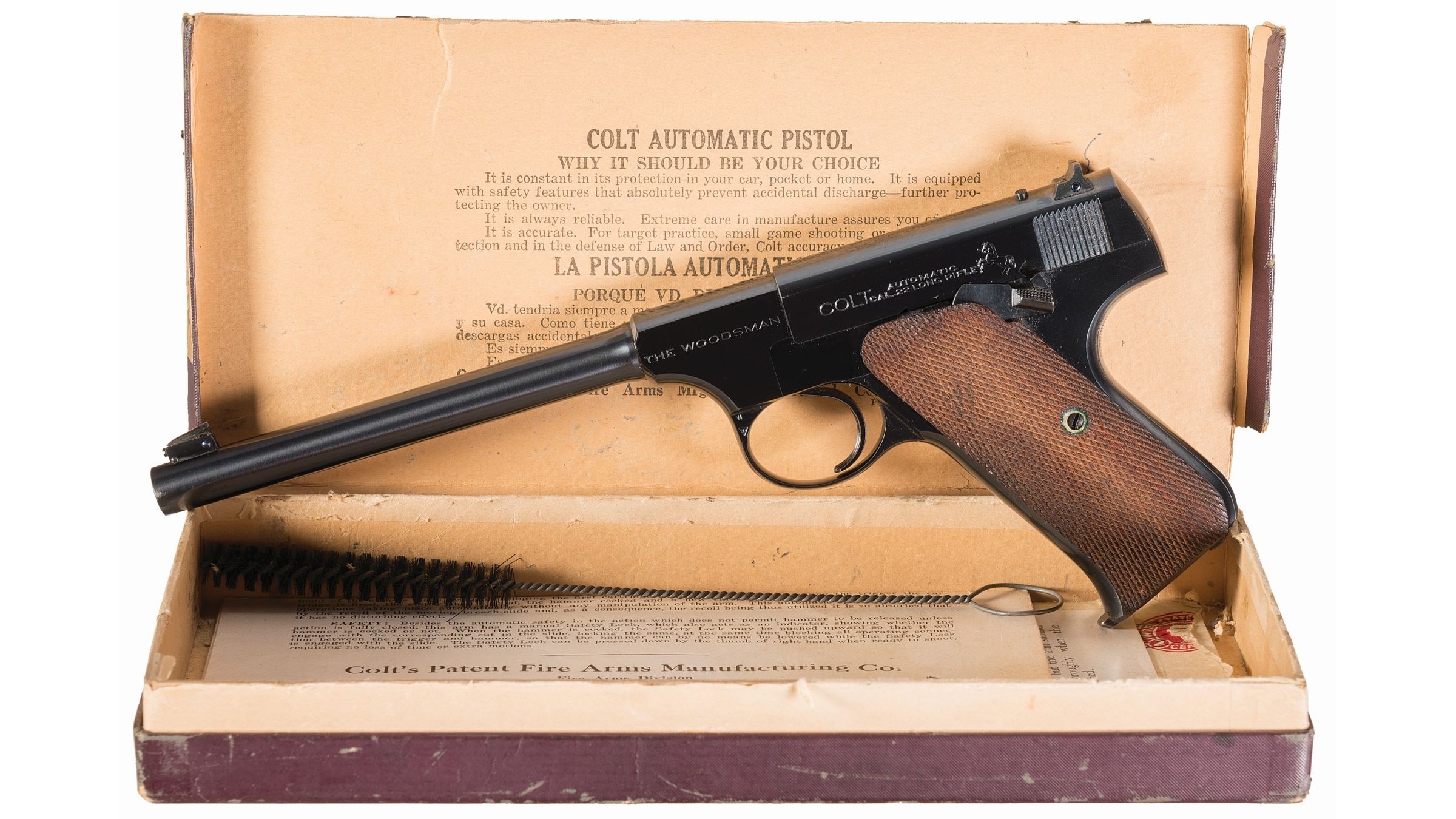 Colt First Series Woodsman Target Semi-Automatic Pistol with Box | Rock ...