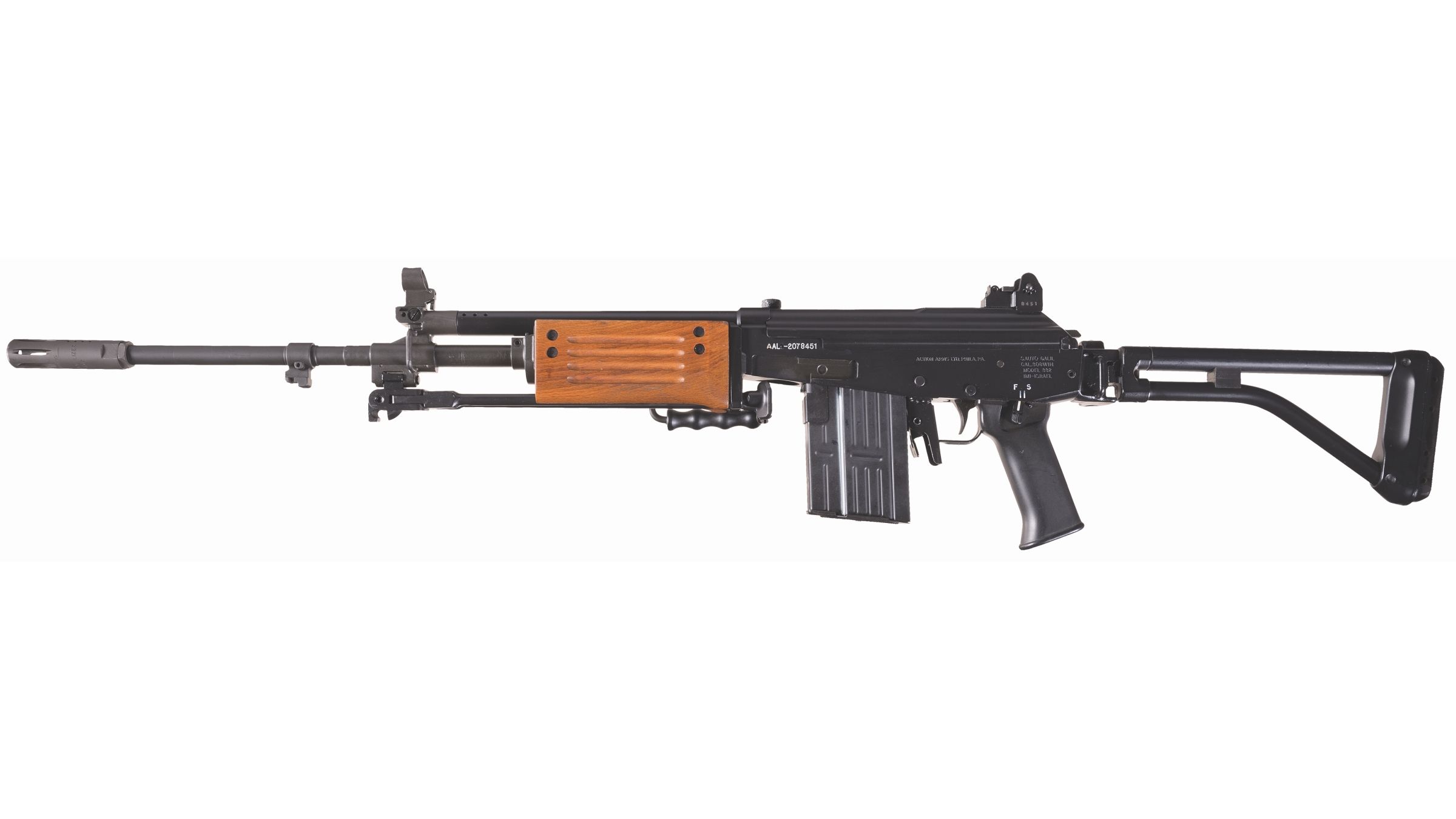 Desirable Pre-Ban I.M.I.-Action Arms Galil Model 332 Rifle | Rock ...