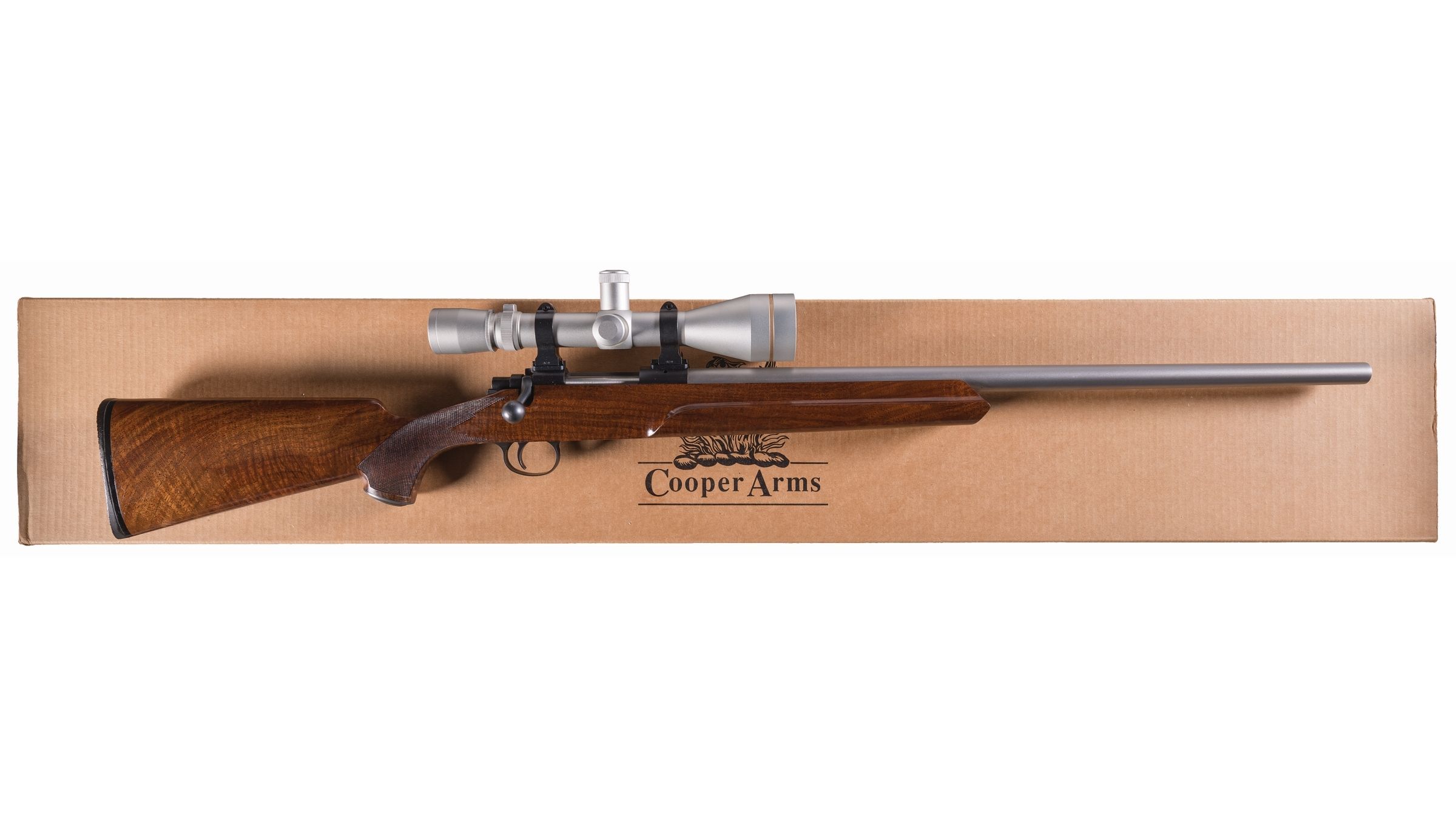 Cooper Arms Model 21 Bolt Action Rifle with Box and Scope | Rock Island ...