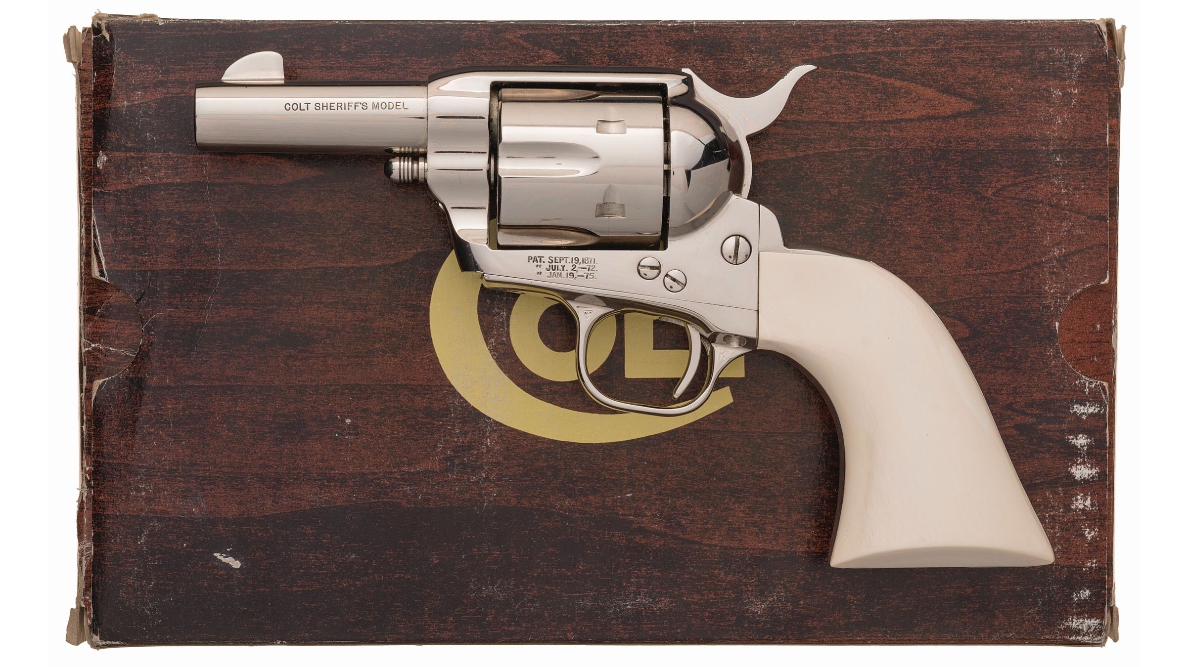 Colt Third Generation Sheriff's Model SAA Revolver with Box | Rock ...