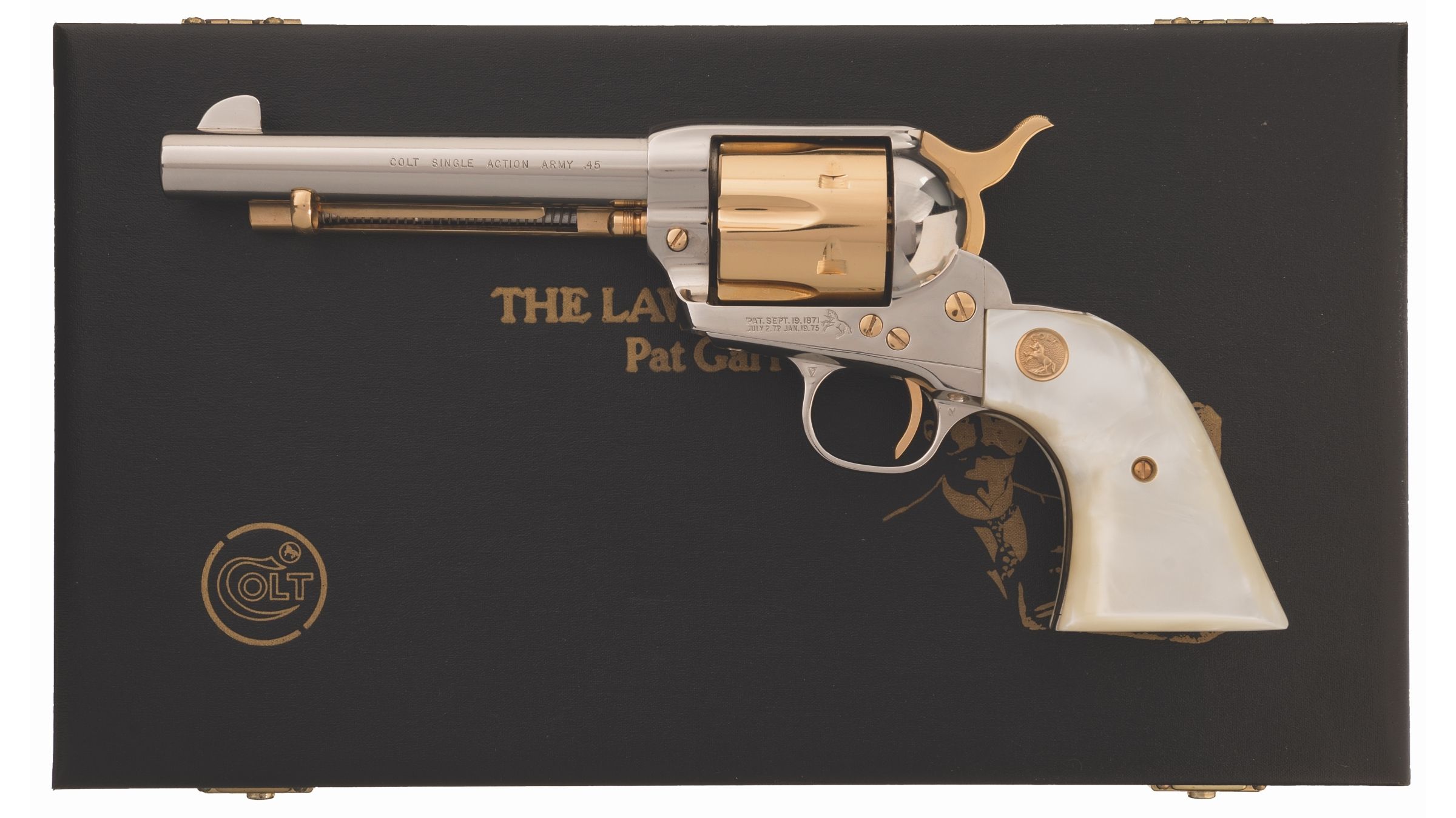 Cased Colt Lawman Series Pat Garrett Commemorative Revolver | Rock ...