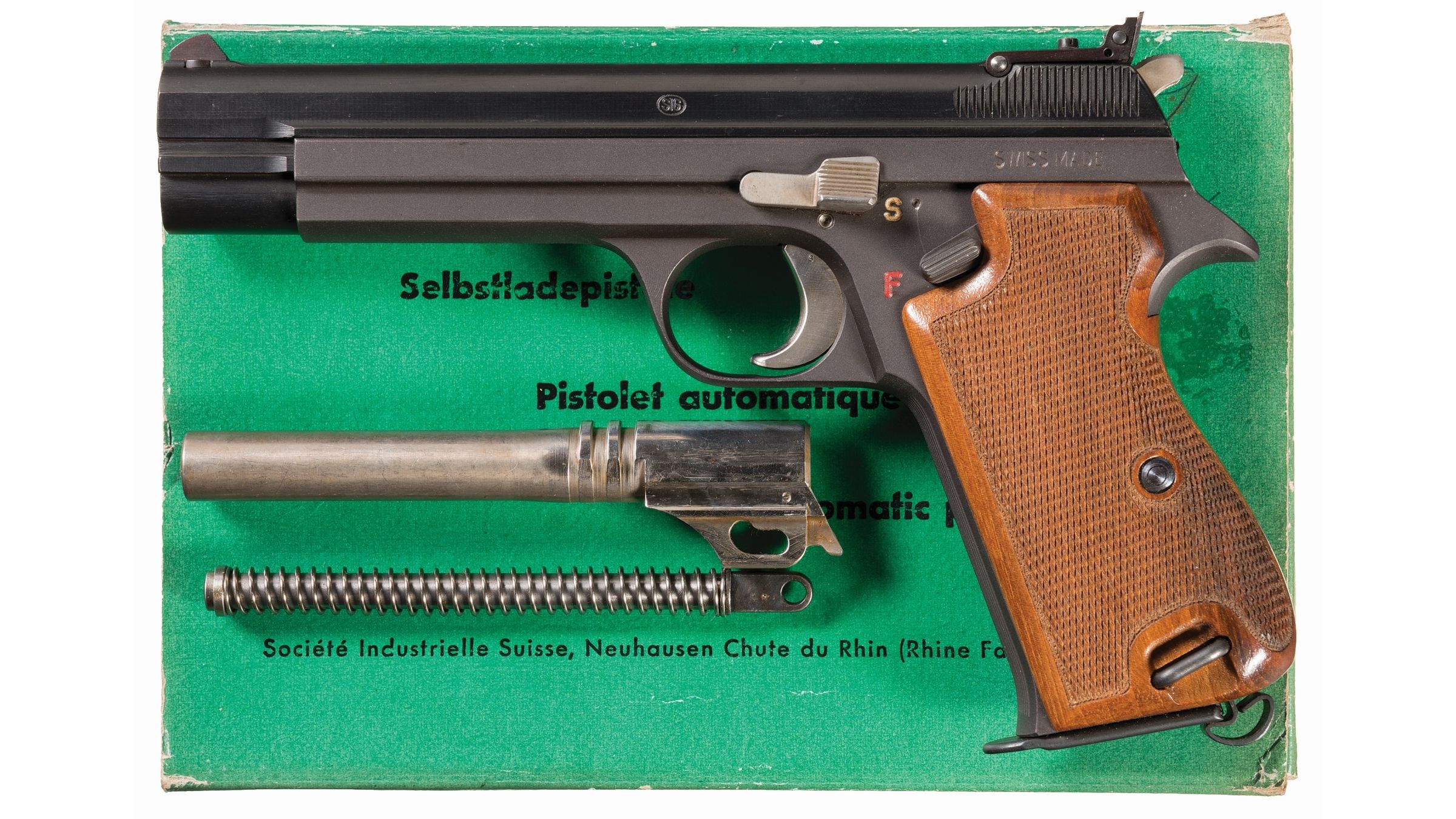 SIG P210-6 Prototype Semi-Automatic Pistol with Extra Barrel | Rock ...