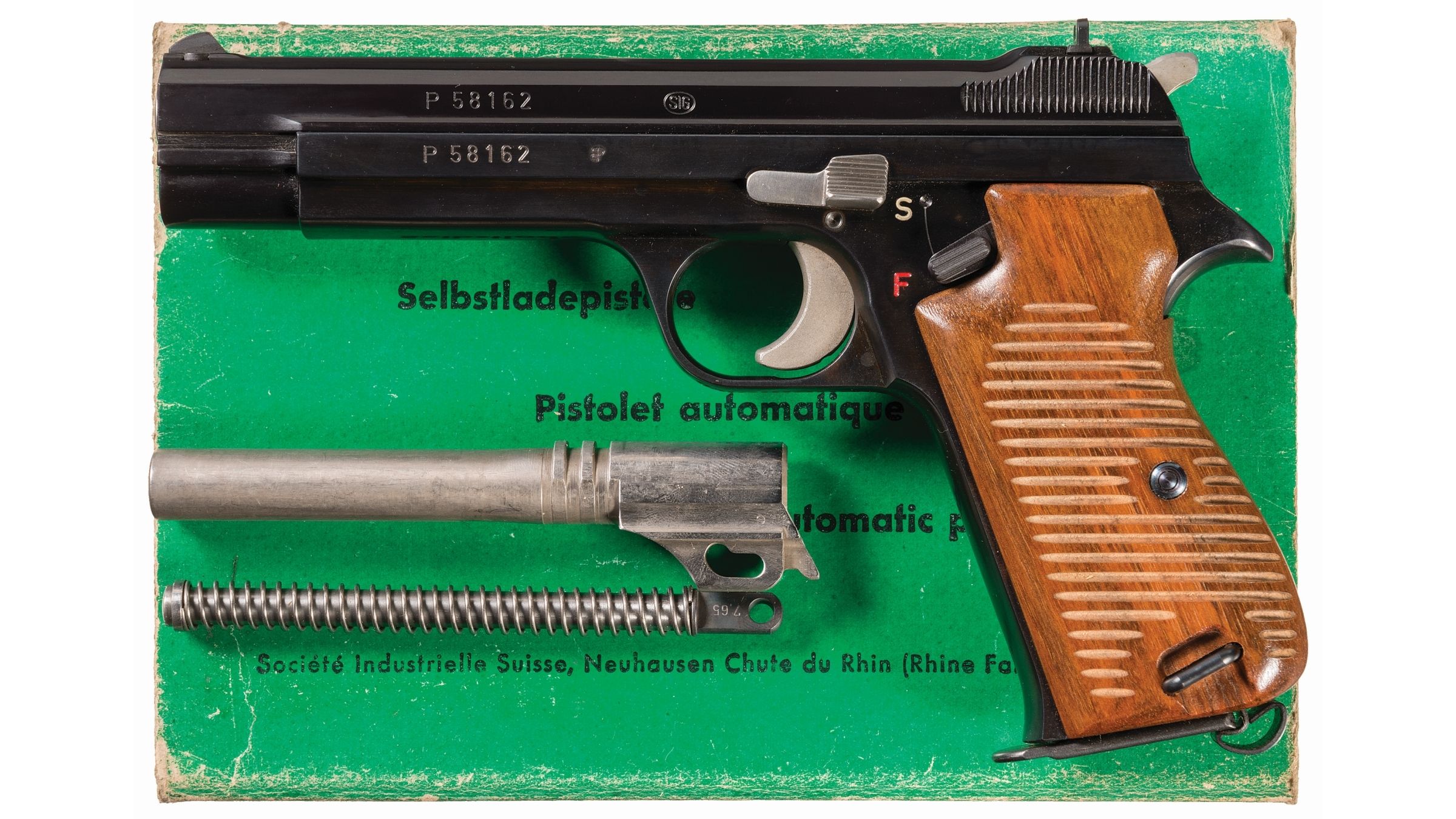SIG P210 Semi-Automatic Pistol with Conversion Units and Box | Rock ...