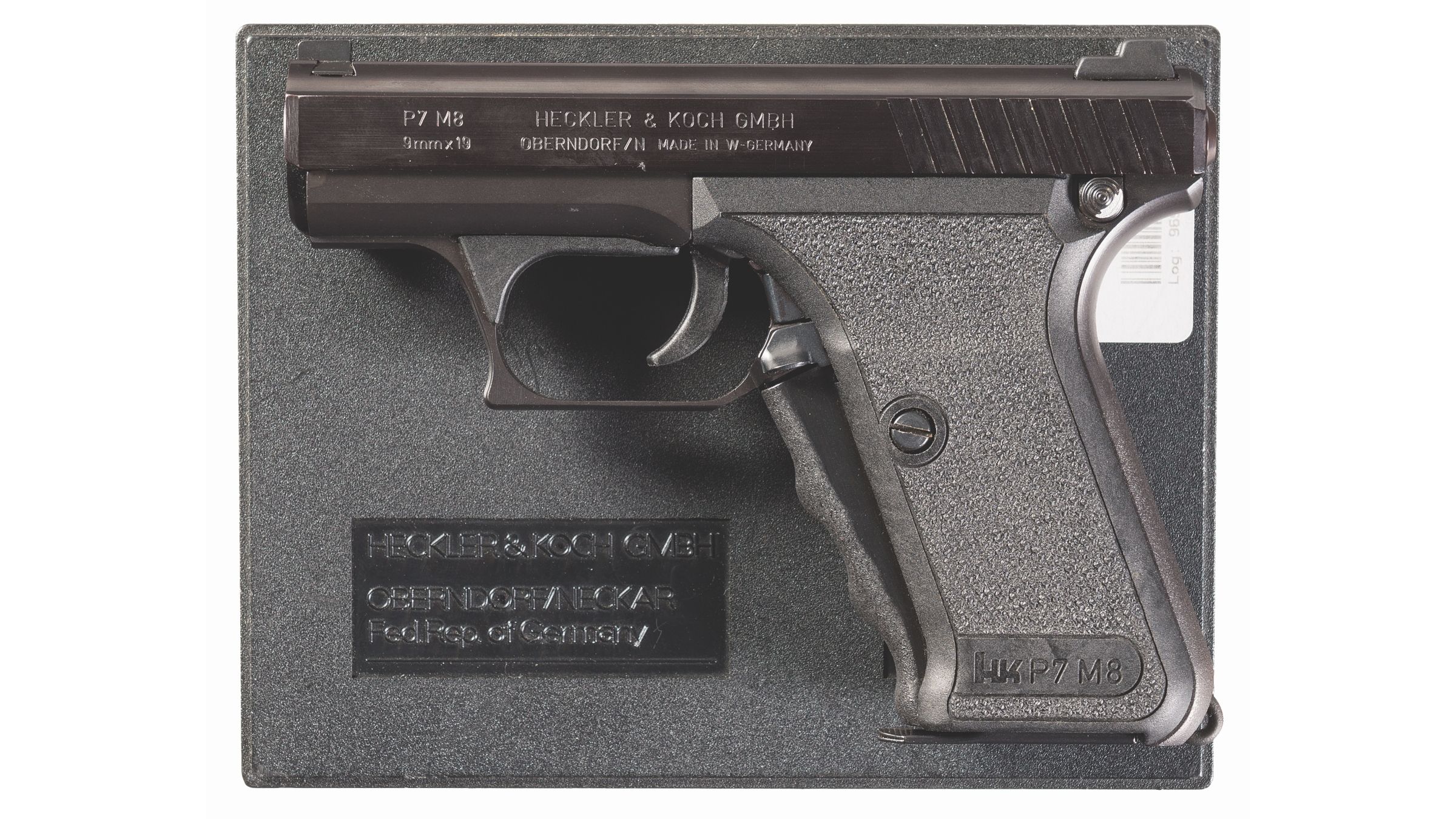 H&K Model P7 M8 "Squeeze Cocker" Pistol with Case | Rock Island Auction