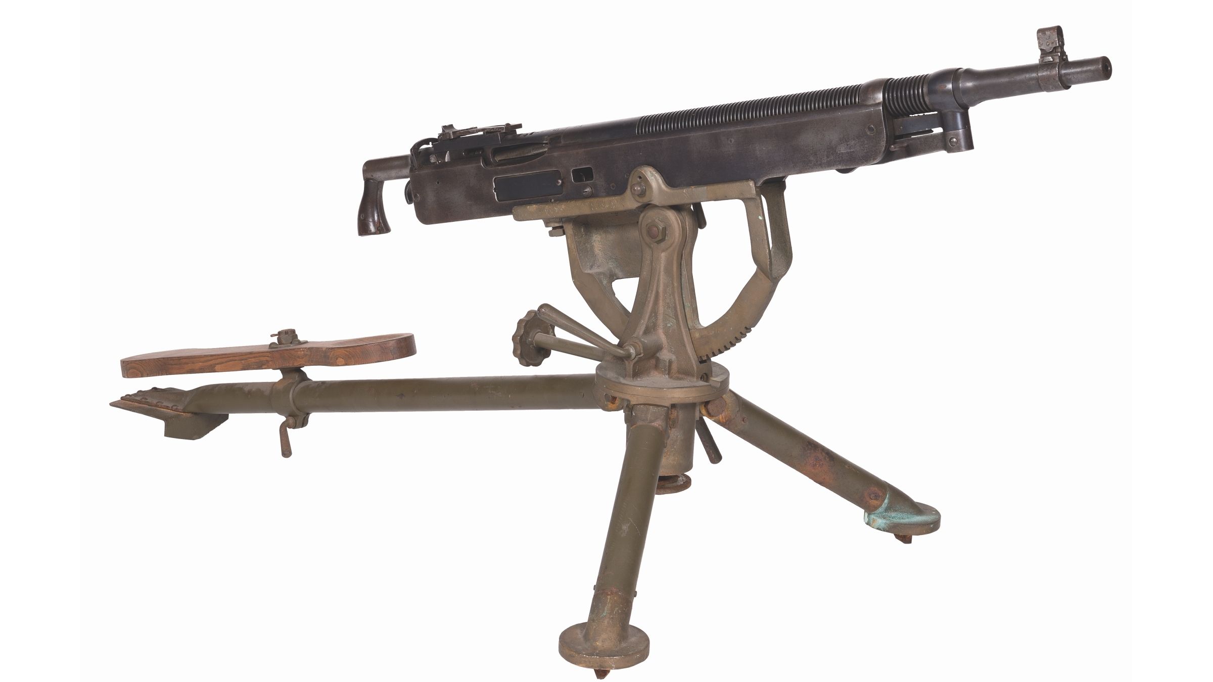 Marlin 1918 Potato Digger Machine Gun with Tripod | Rock Island Auction