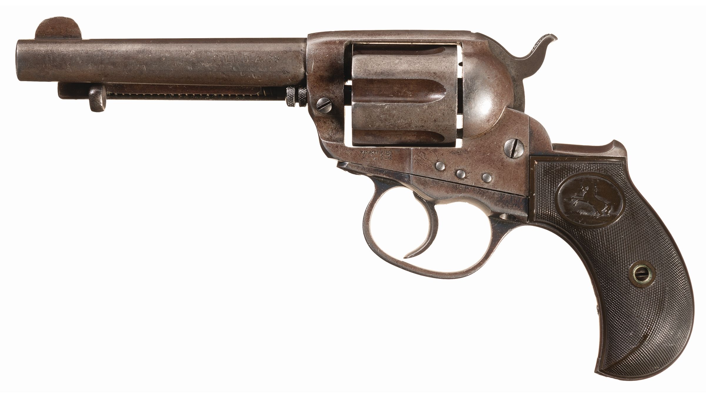 American Express Co. Colt M1877 Lightning with Letter & Holster | Rock ...