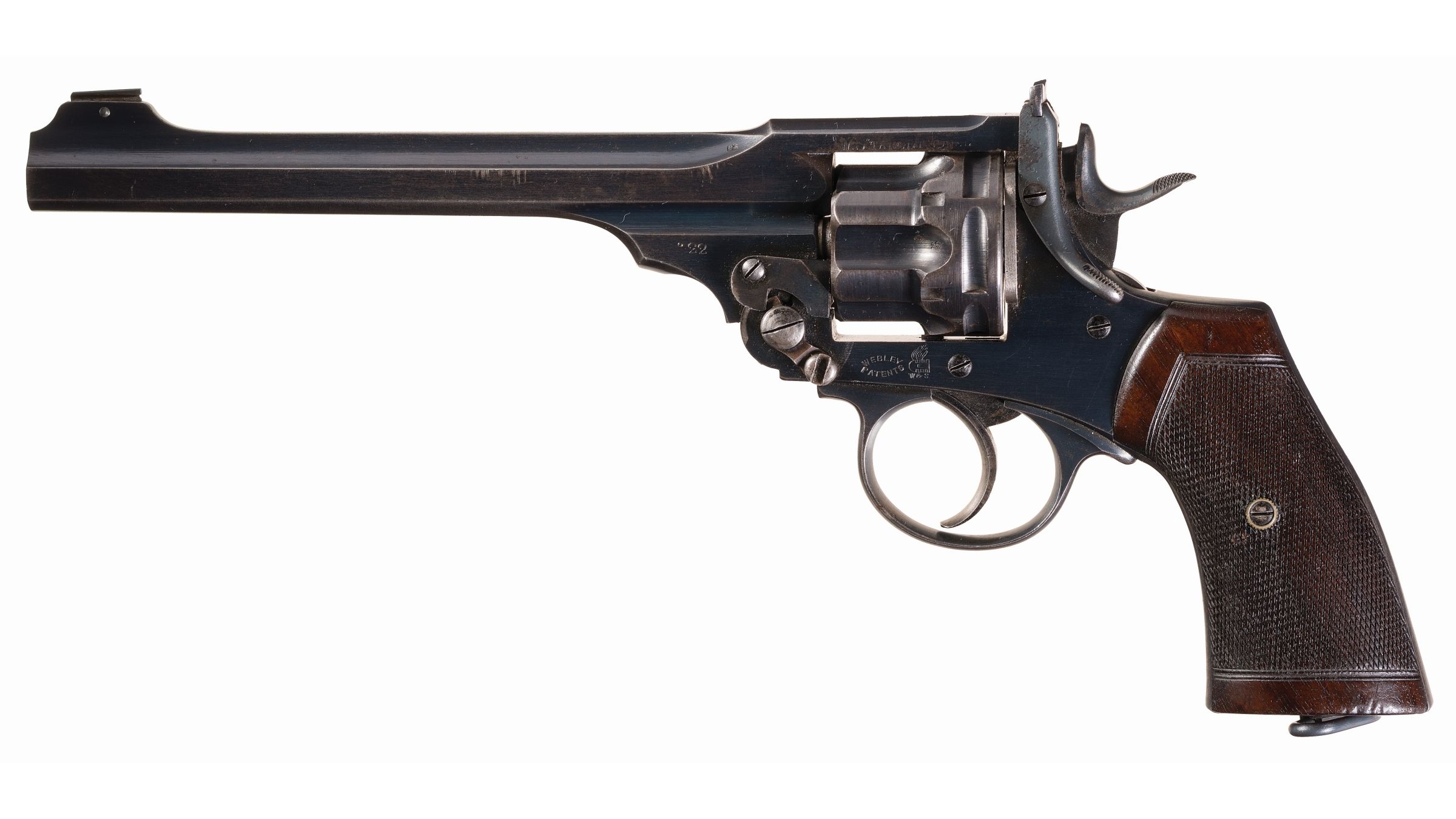 .22 Webley "W.S." Target Model Double Action Revolver | Rock Island Auction