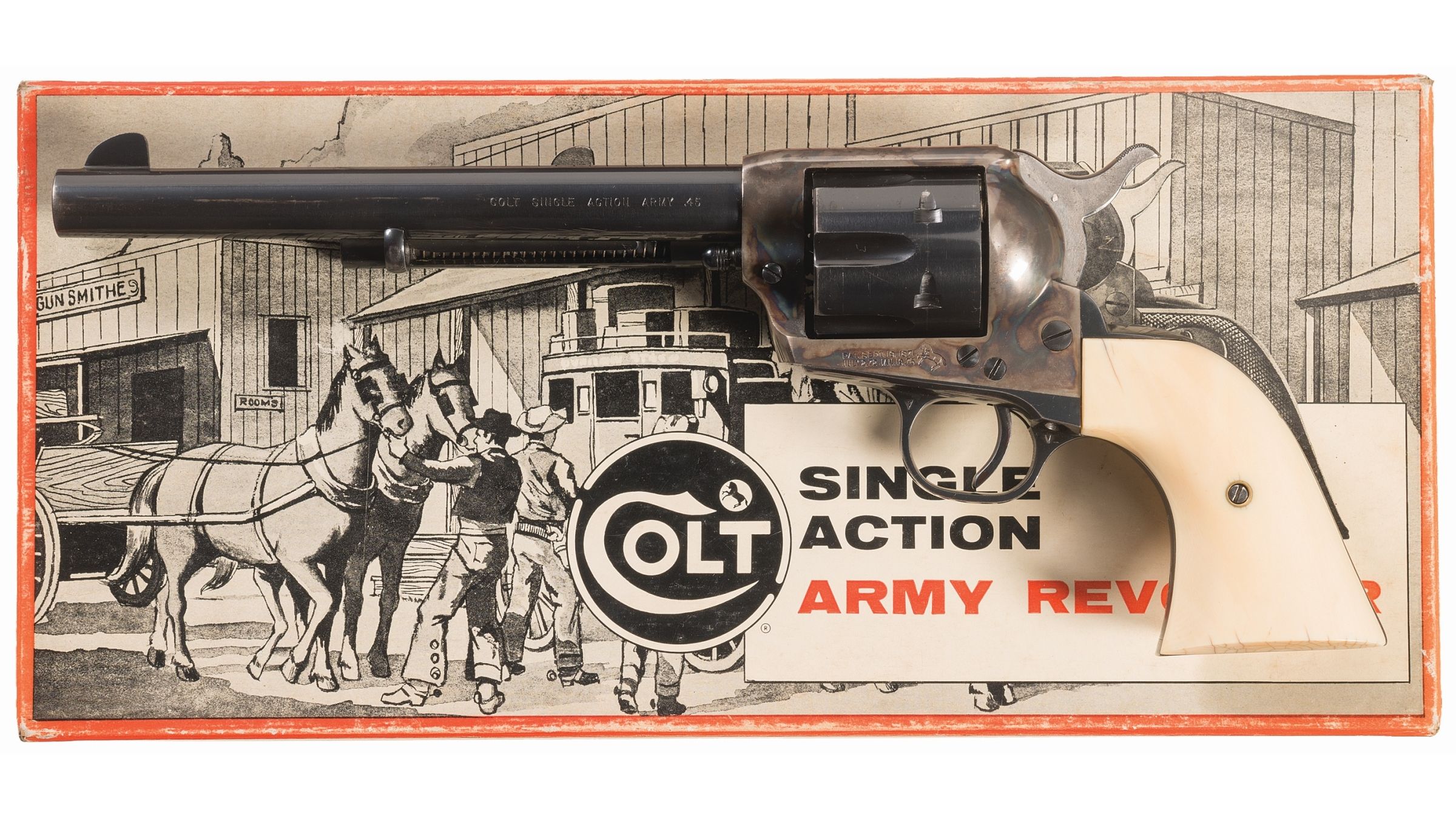 Colt Second Generation SAA Revolver with Stagecoach Box | Rock Island ...