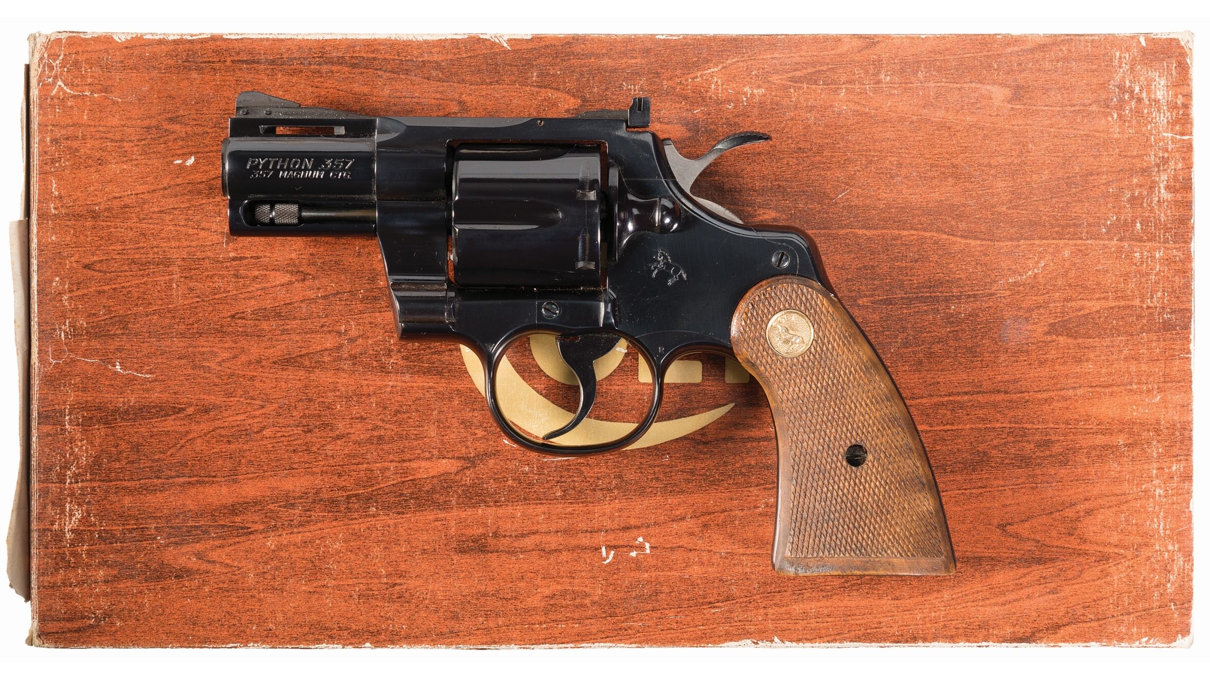 Colt Python Double Action Revolver with 2 1-2 Inch Barrel & Box | Rock ...