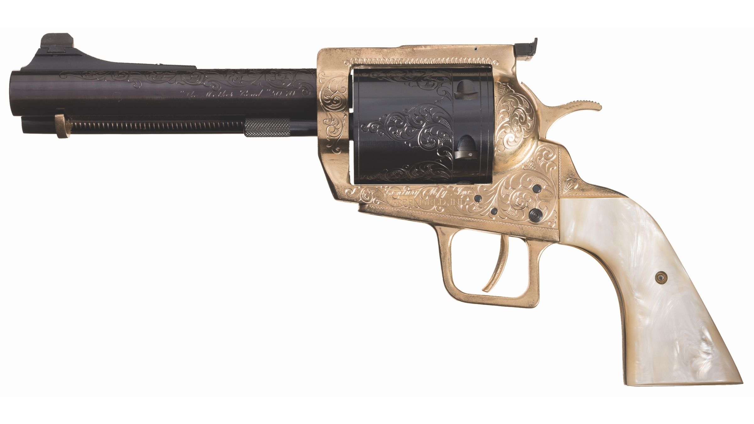 Engraved Century Mfg. Co. Model 500 "The Mother Load" Revolver | Rock ...