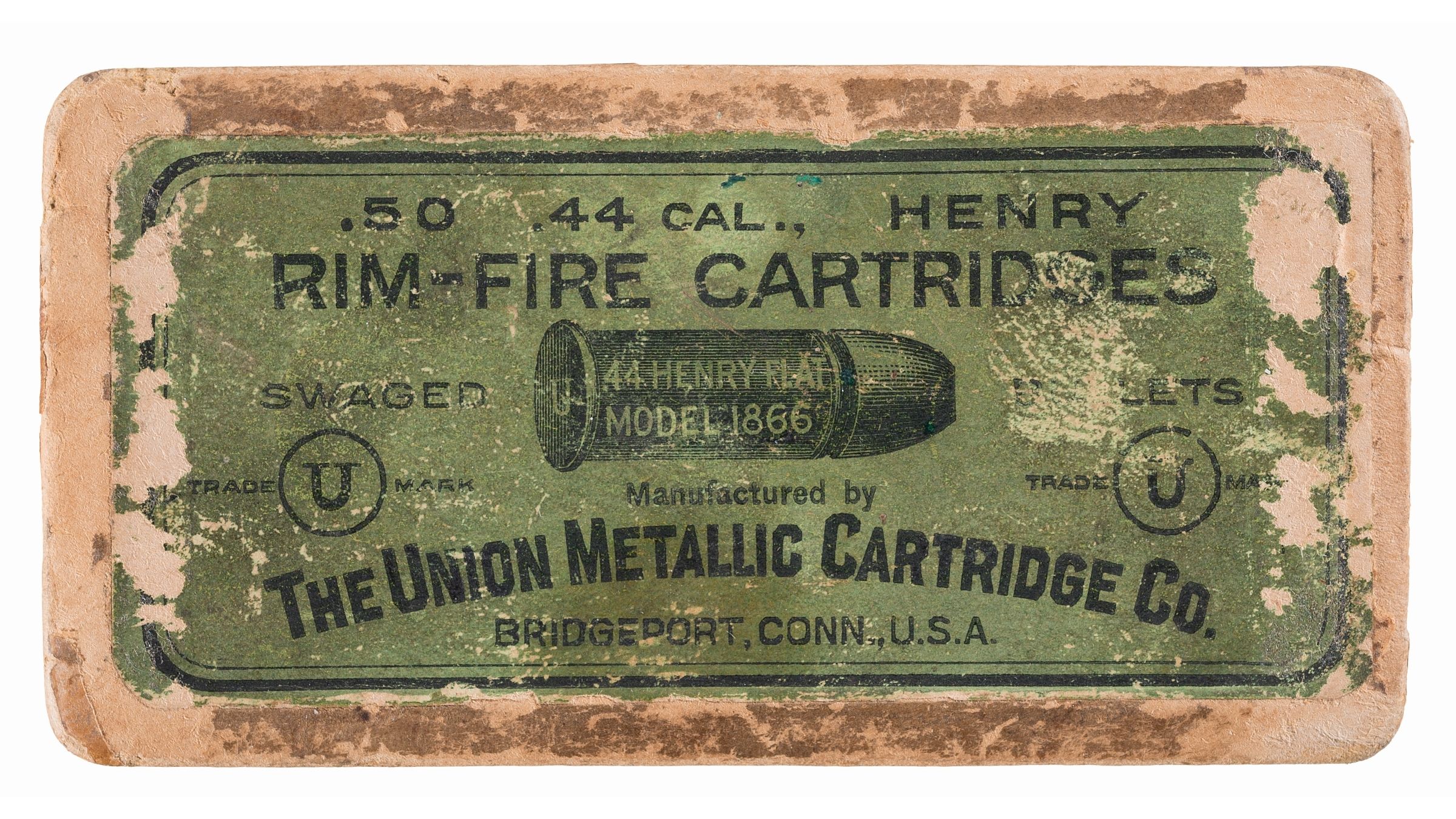 Union Metallic Cartridge Co. Box of .44 Henry Flat Cartridges | Rock ...