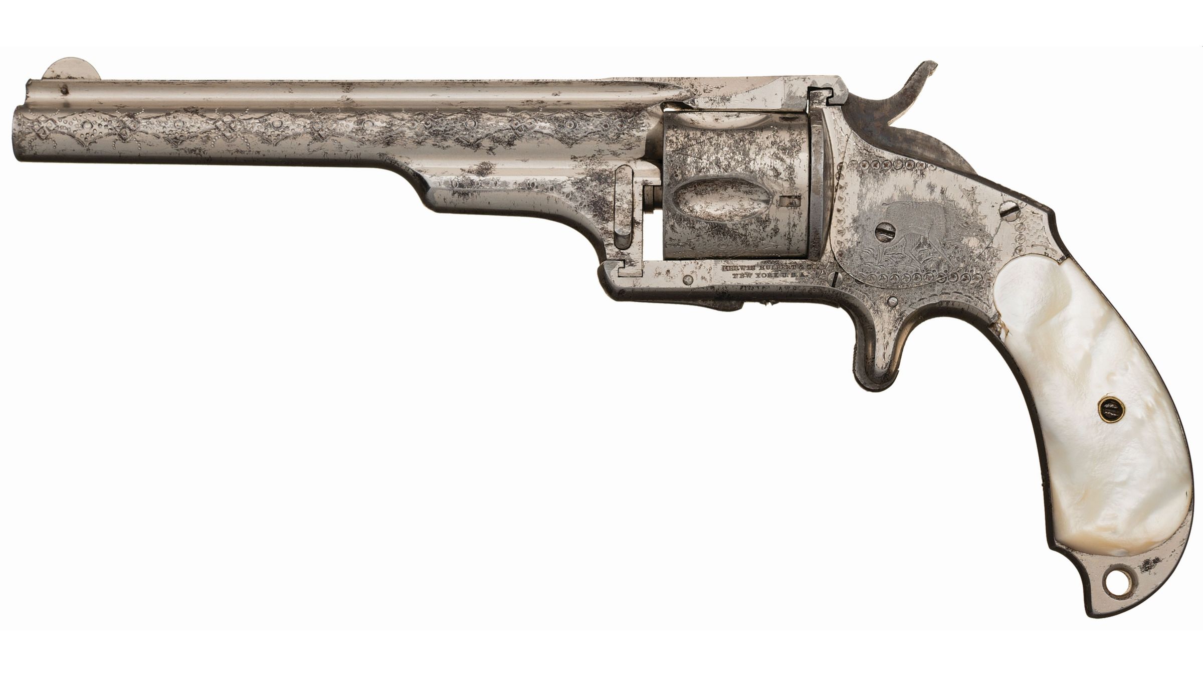 Factory Engraved Merwin, Hulbert & Co. Spur Trigger Revolver | Rock ...