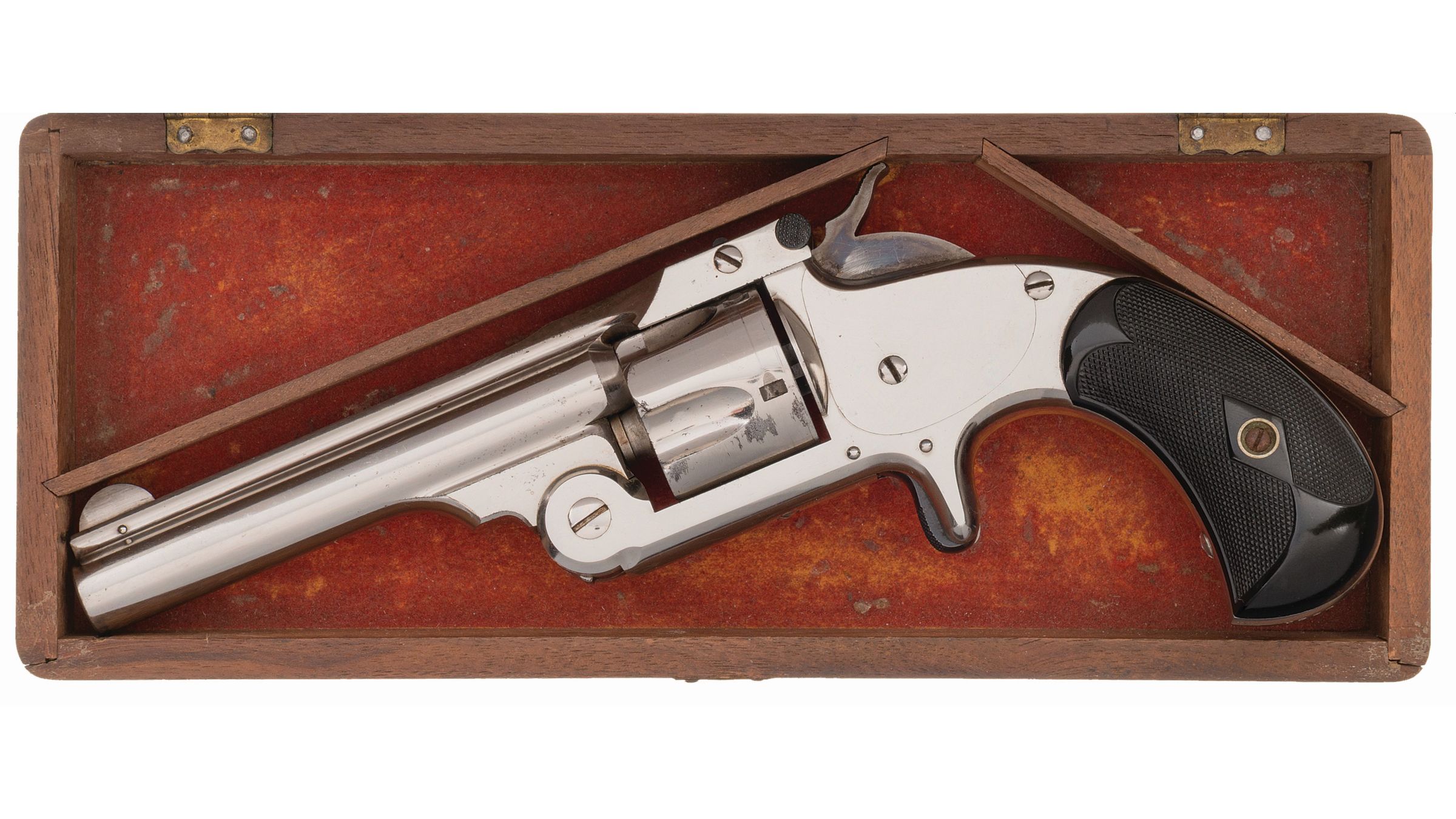 Smith & Wesson .32 Single Action Revolver with Case | Rock Island Auction