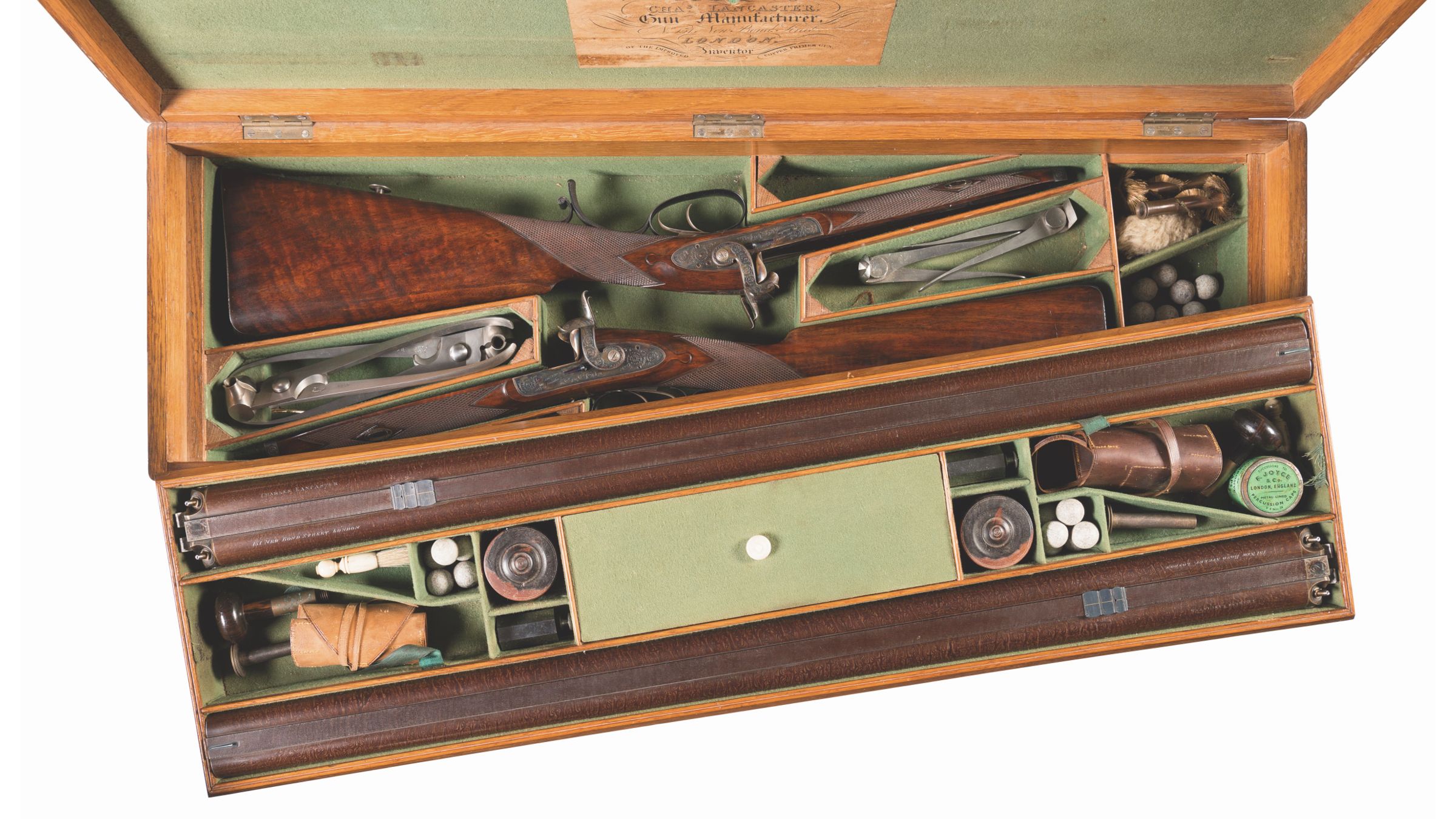 Charles Lancaster Double Barrel Percussion Big Game Rifles | Rock ...