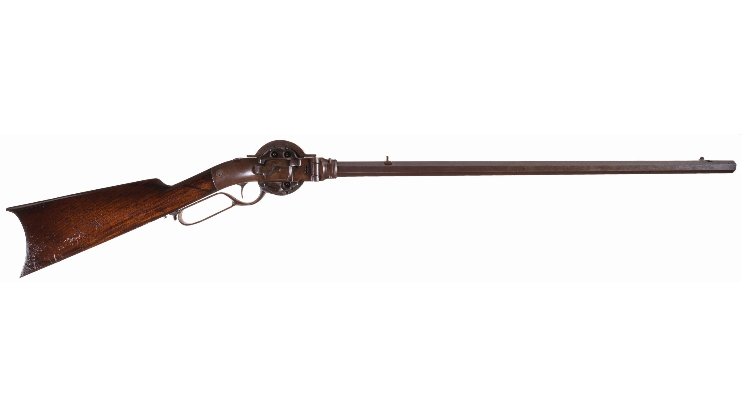 P. W. Porter Third Model Revolving Turret Rifle | Rock Island Auction