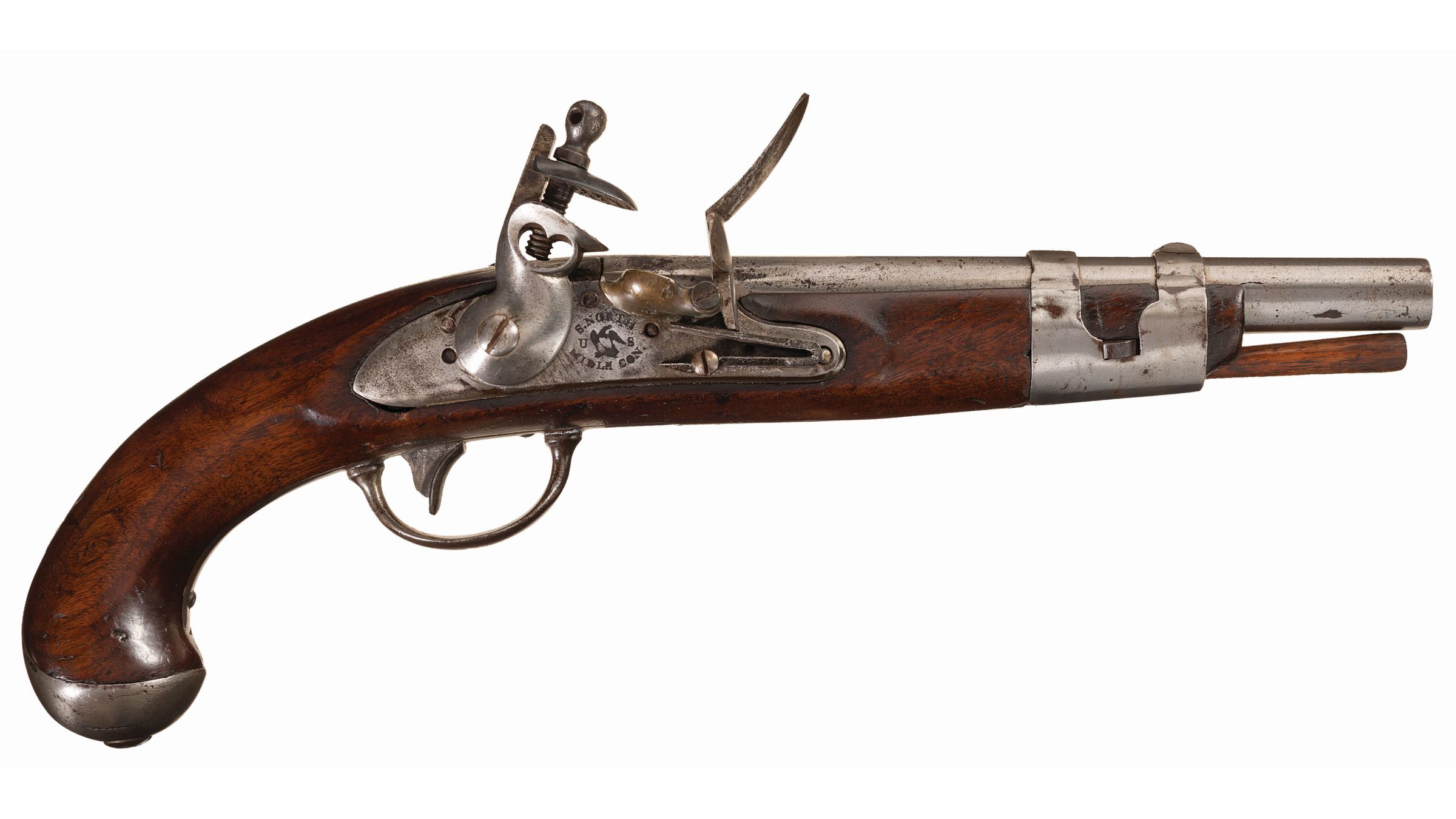 Simeon North U.S. Contract Model 1816 Flintlock Pistol | Rock Island ...