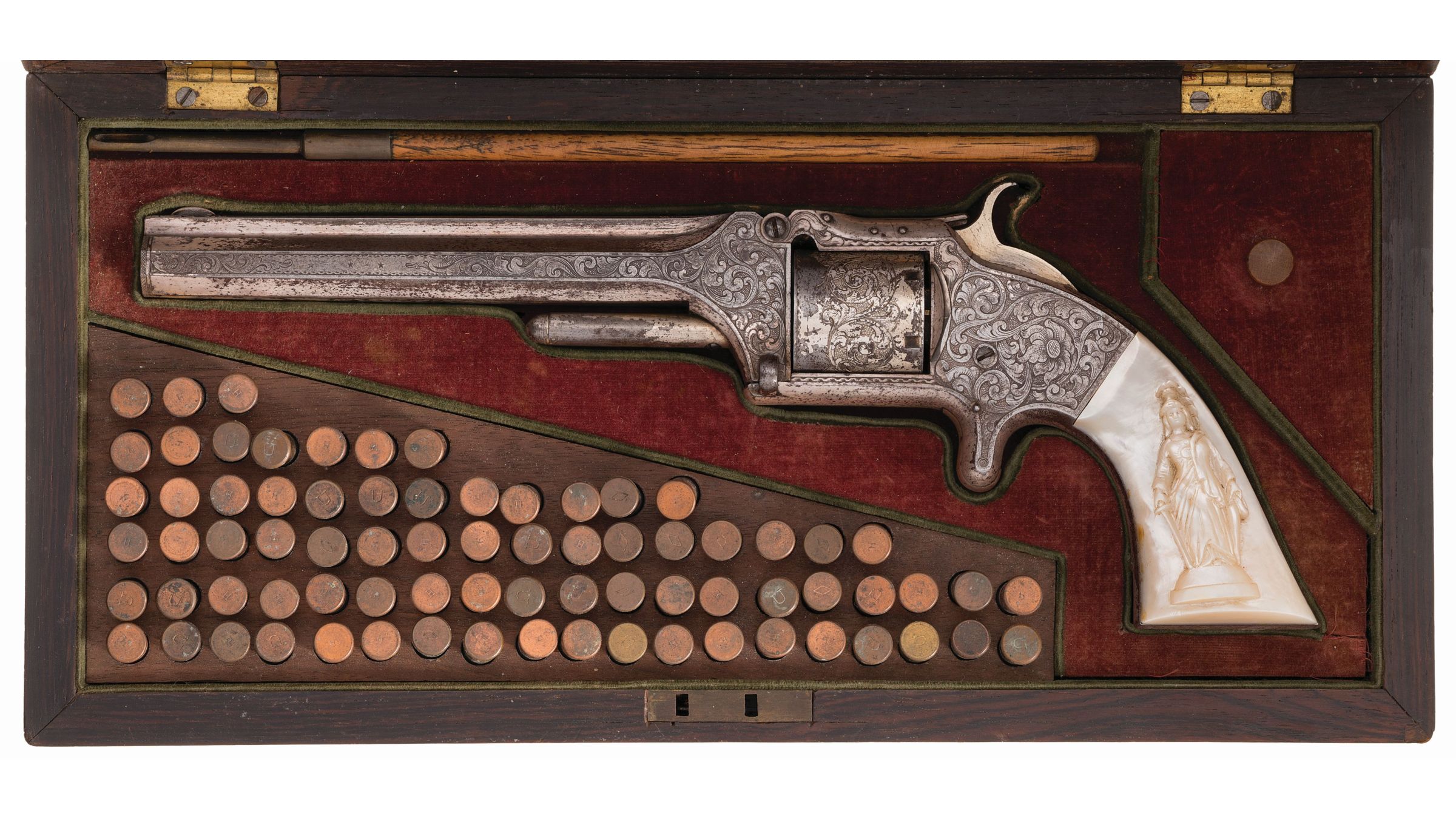 Civil War General Presentation Engraved S&W Model No. 2 Revolver | Rock ...