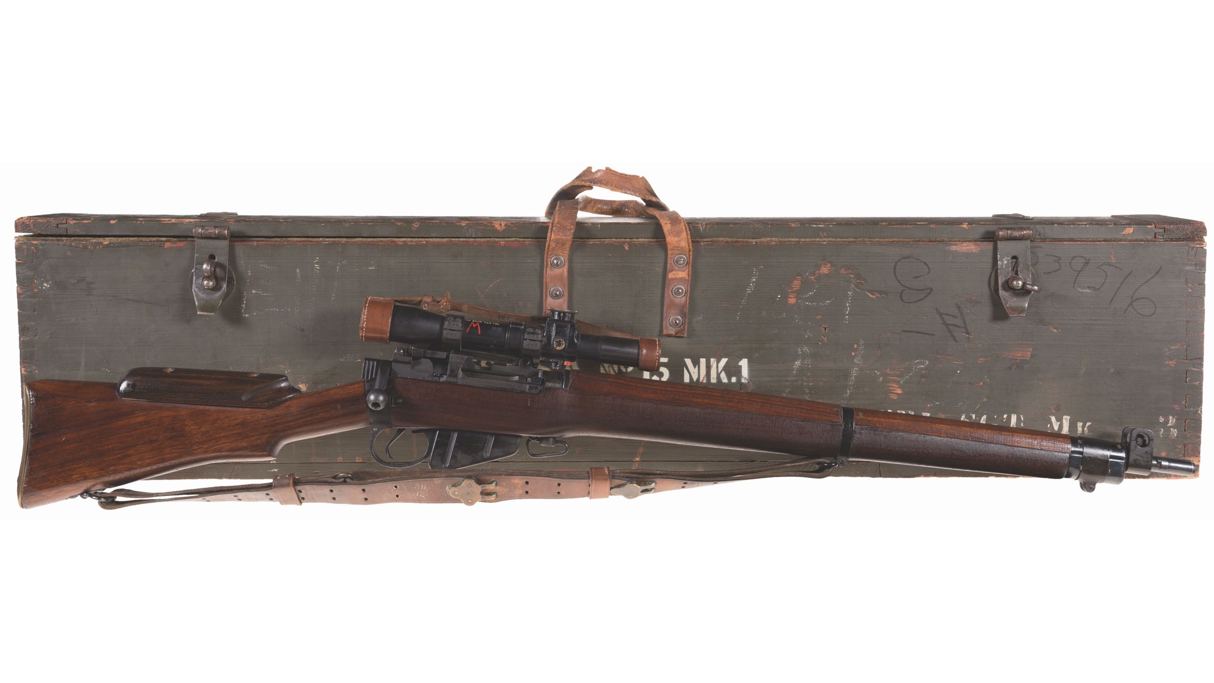 Enfield Number 4 Mark I T Sniper with Scope & Accessories | Rock Island ...