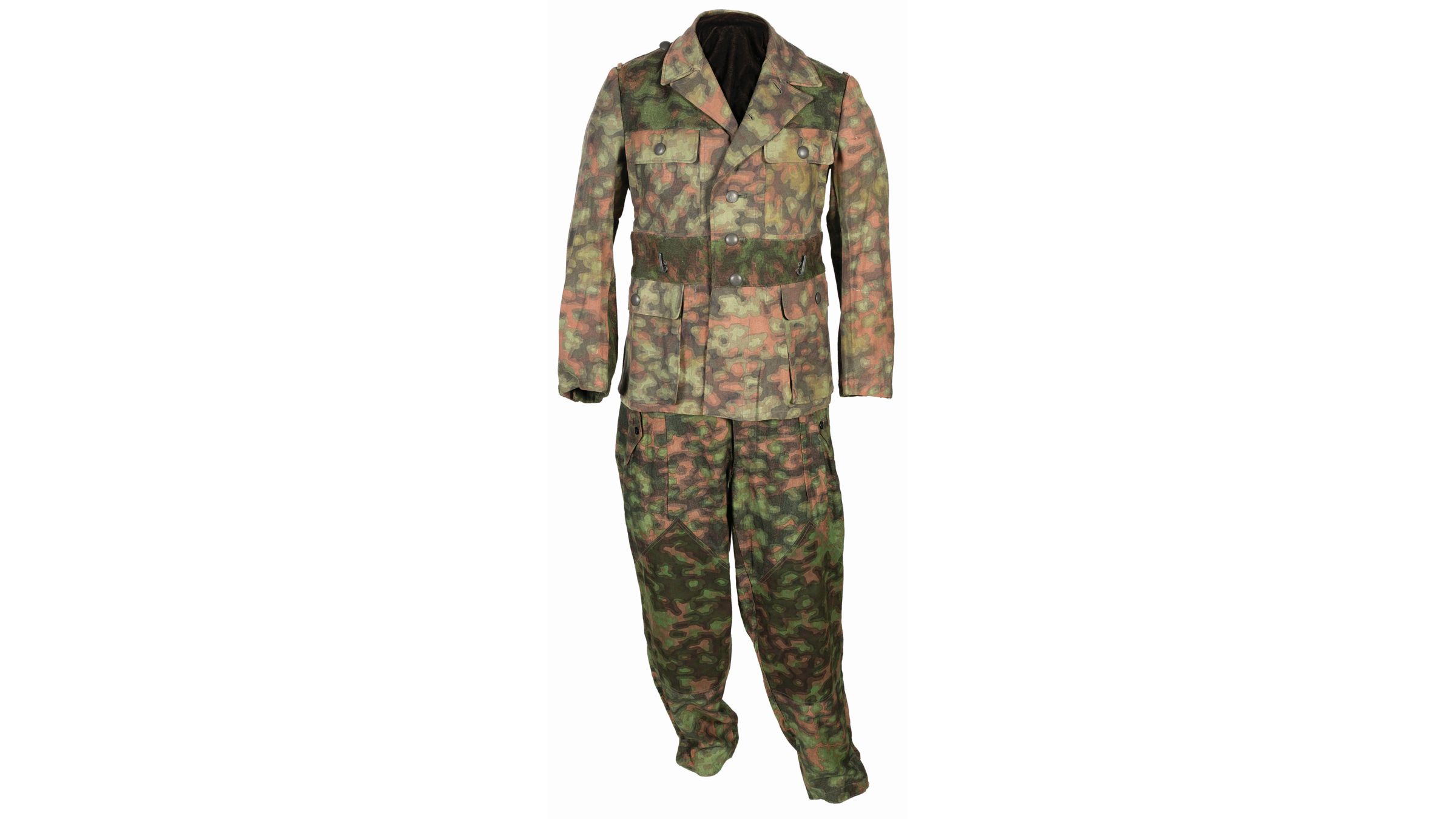 Rare Waffen-SS Blurred Edge Camo Uniform, Published | Rock Island Auction