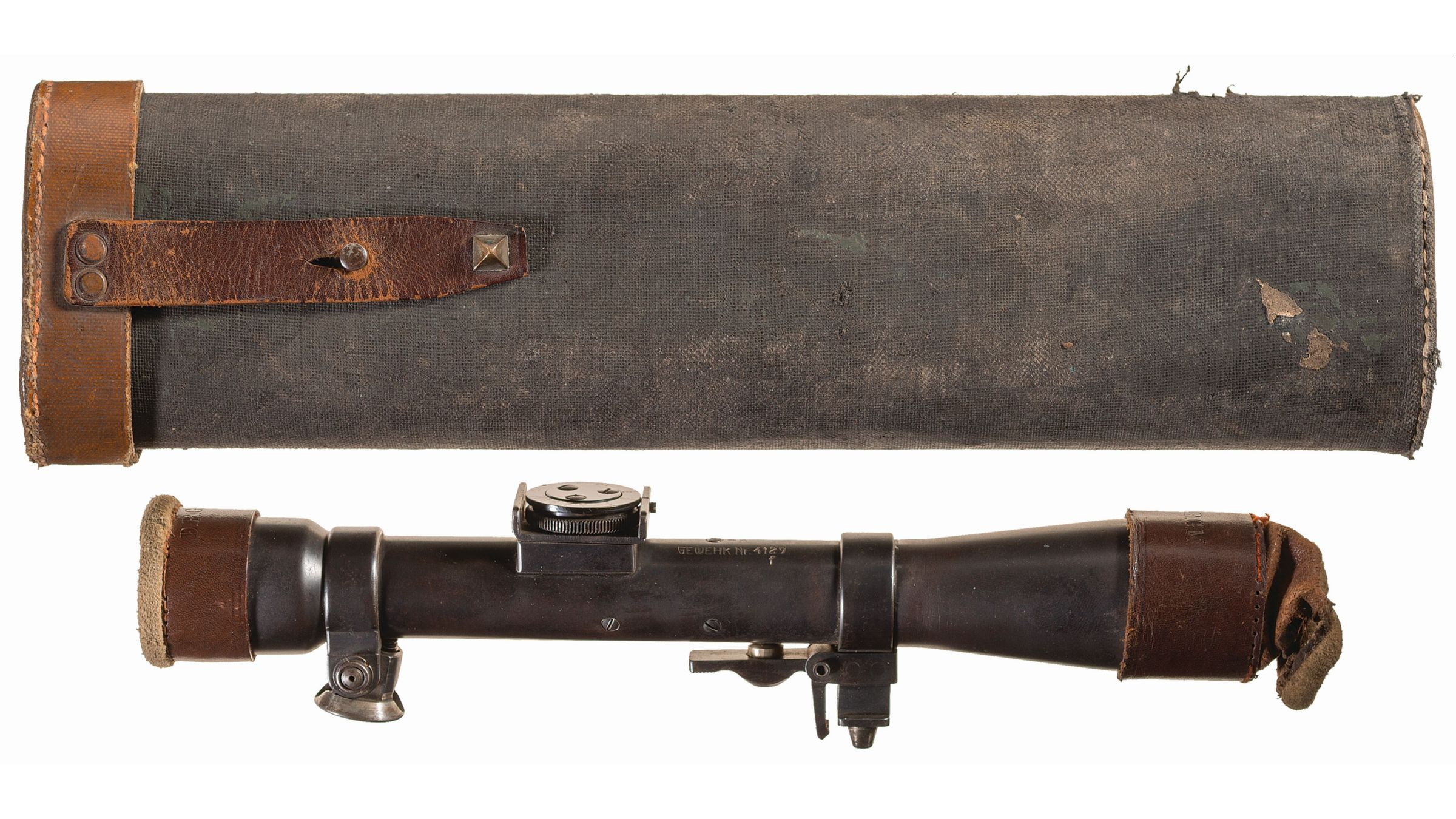 C.P. Goerz 4x Rifle Scope with Case | Rock Island Auction