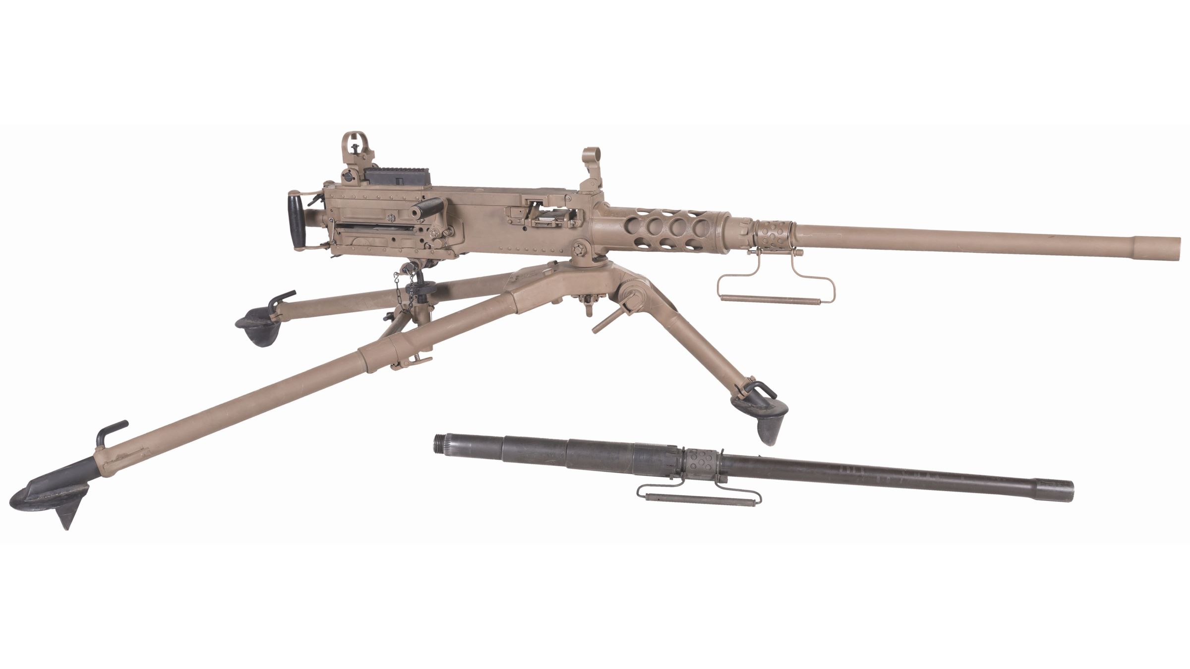 TNW M2 Heavy Barrel Semi-Automatic .50 BMG Rifle with Tripod | Rock ...