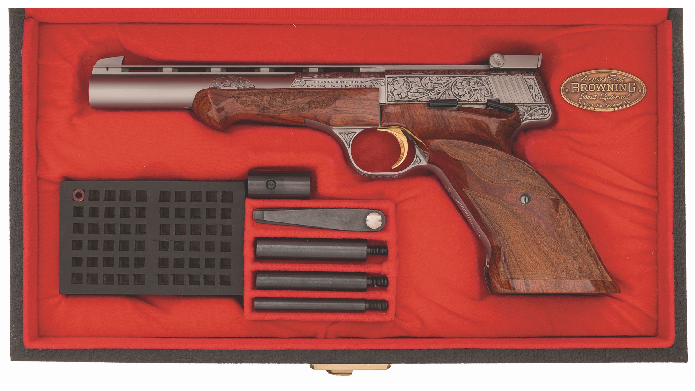 Scarce Belgian Browning Renaissance Grade Medalist Pistol | Rock Island ...
