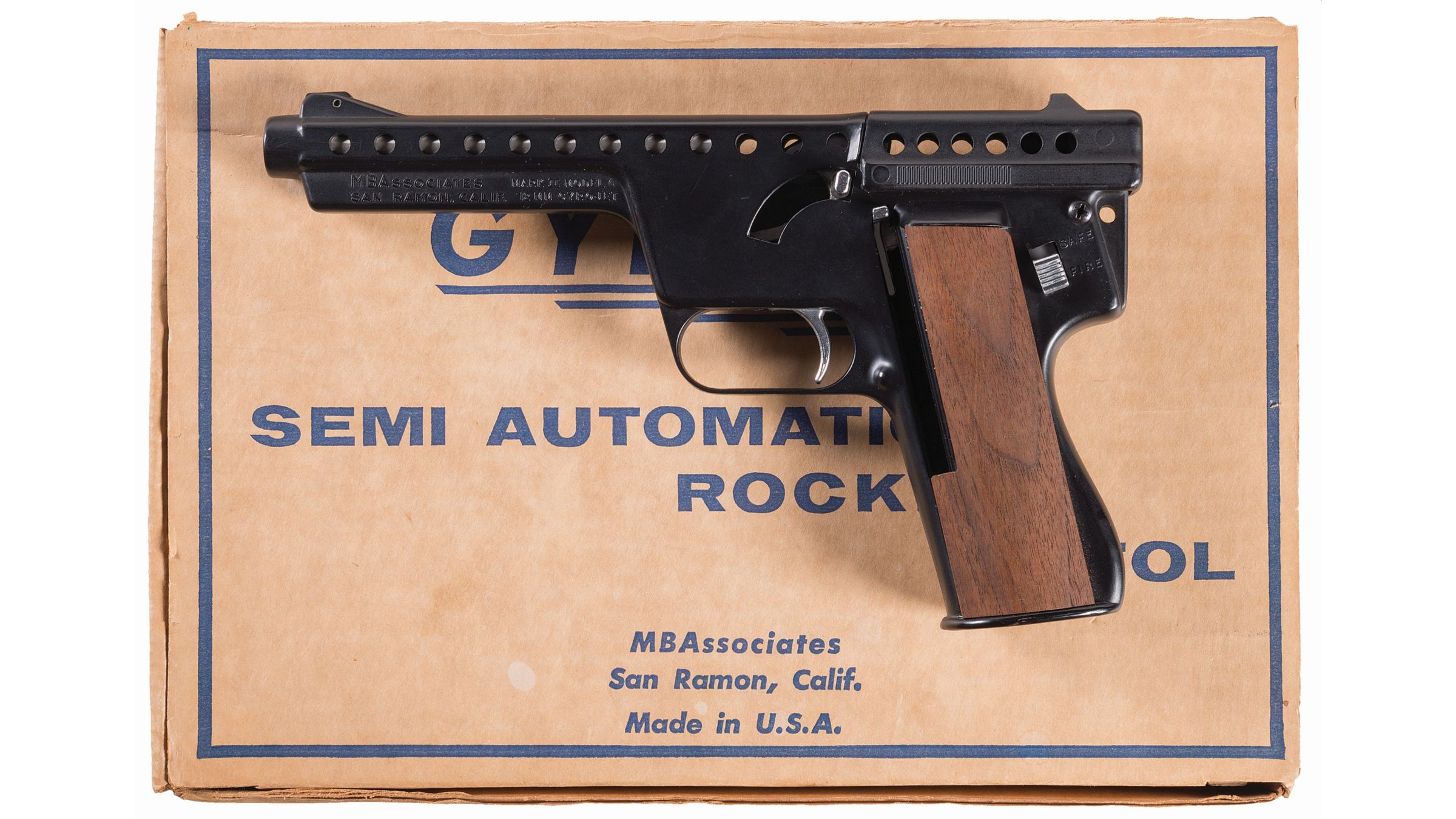 MBA Gyrojet Mark II Pistol with Box | Rock Island Auction