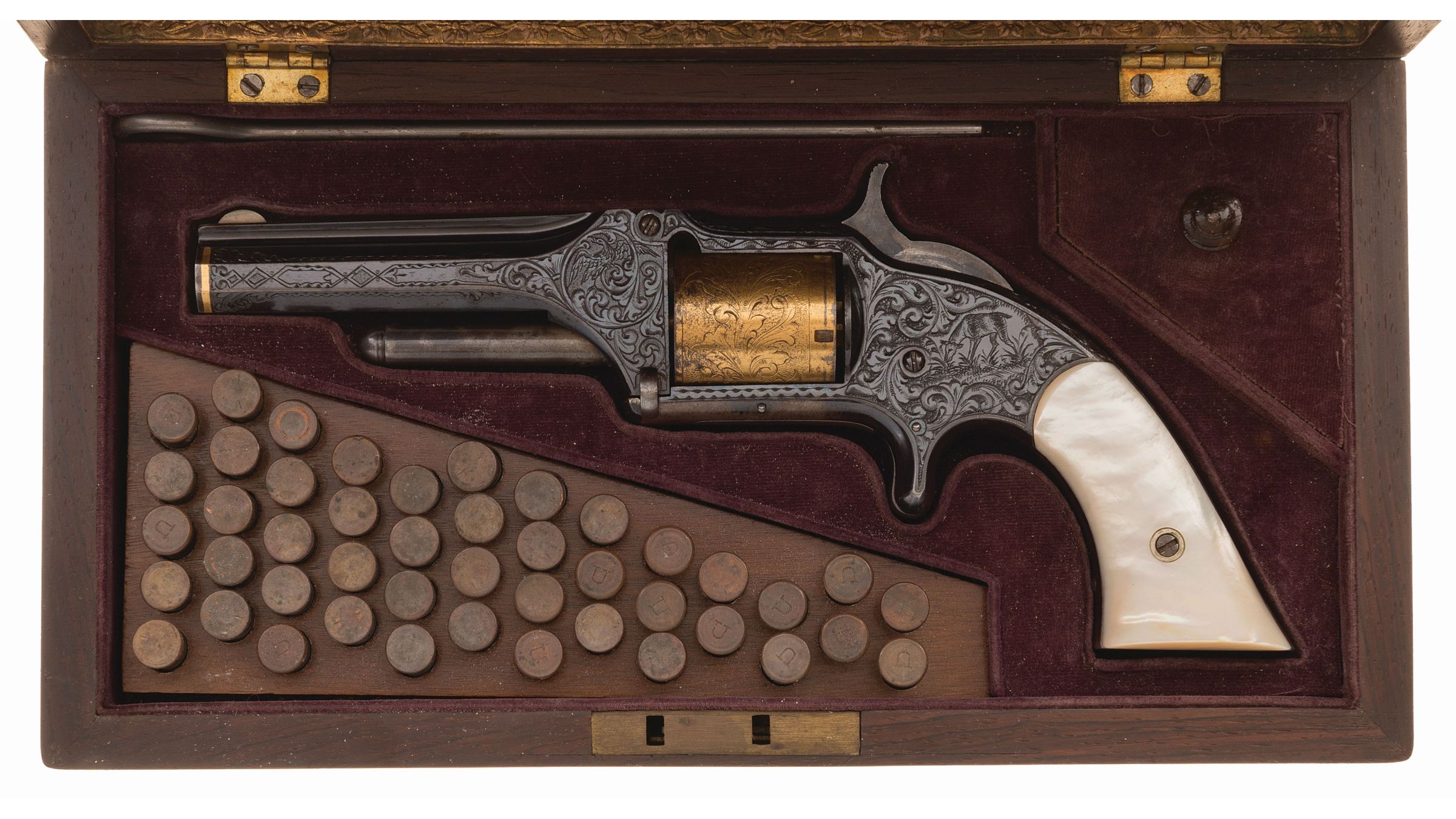 Engraved Smith & Wesson Model 1 1/2 1st Issue Revolver | Rock Island ...