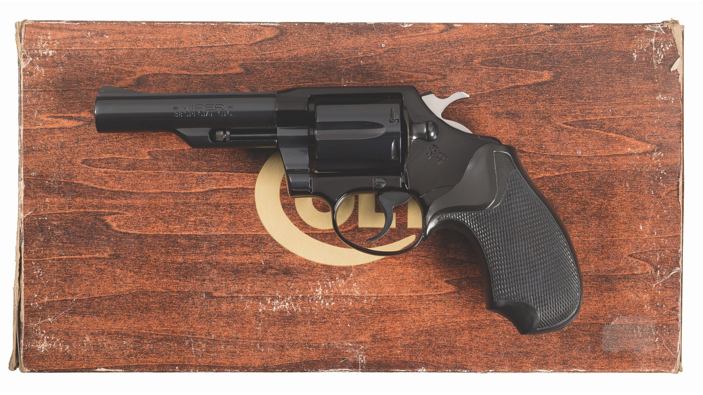 Scarce Colt Viper Double Action Revolver with Box | Rock Island Auction