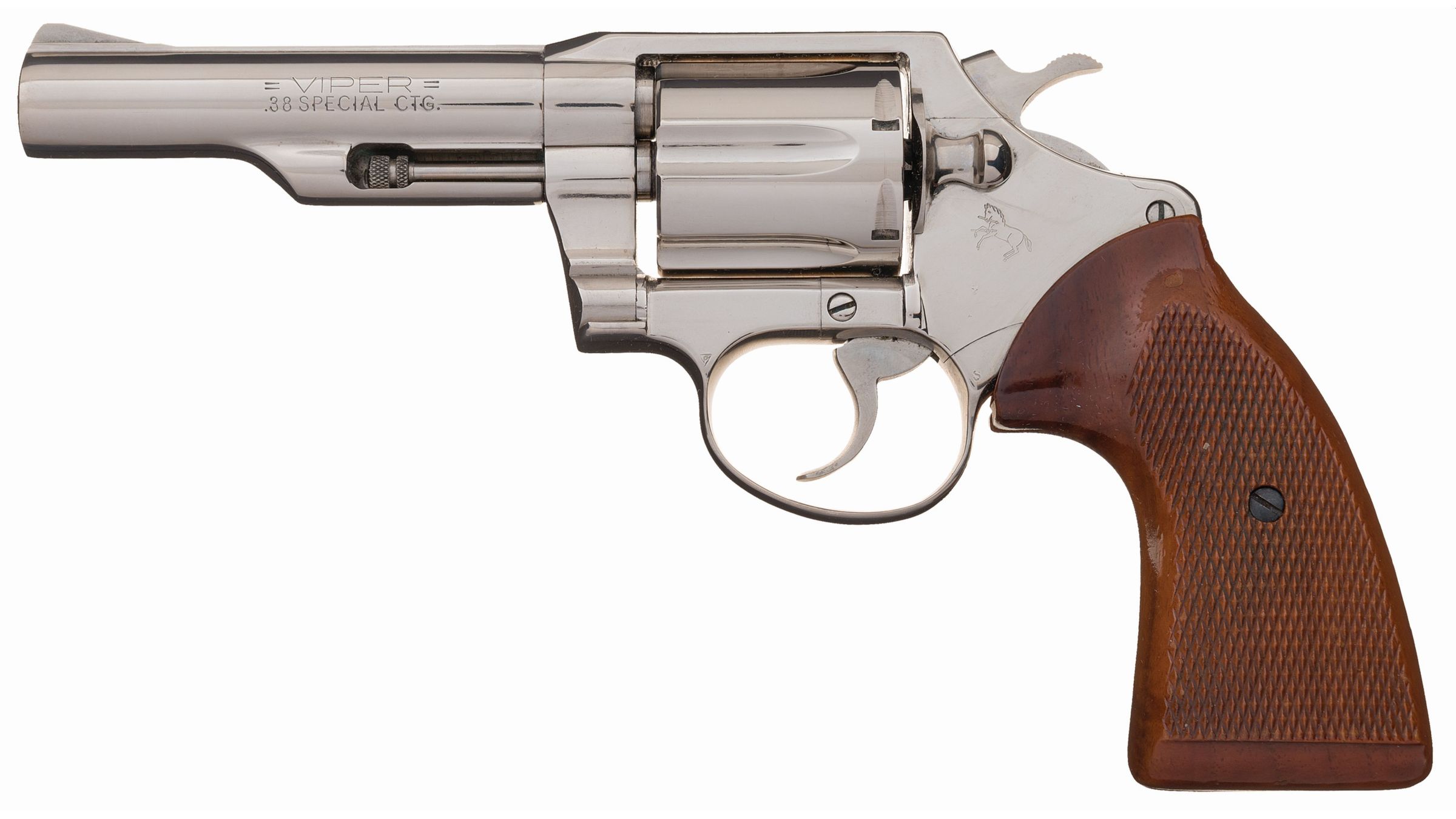Nickel Colt Viper Double Action Revolver with Factory Letter | Rock ...
