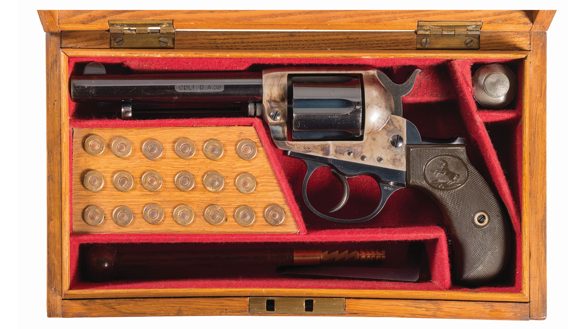 London Cased and Addressed Colt Model 1877 Lightning | Rock Island Auction