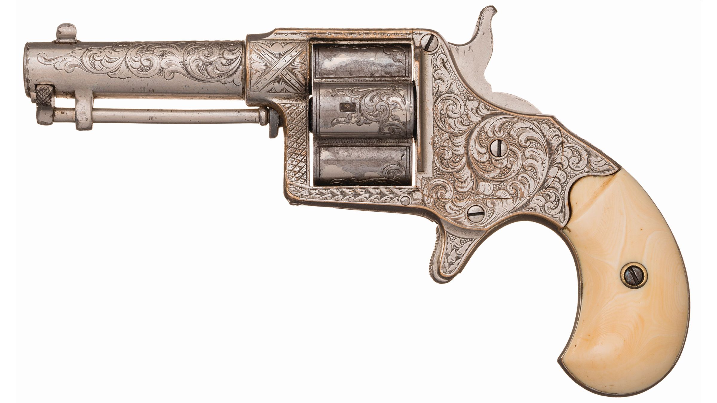Nimschke Engraved Colt Cloverleaf House Model Revolver | Rock Island ...