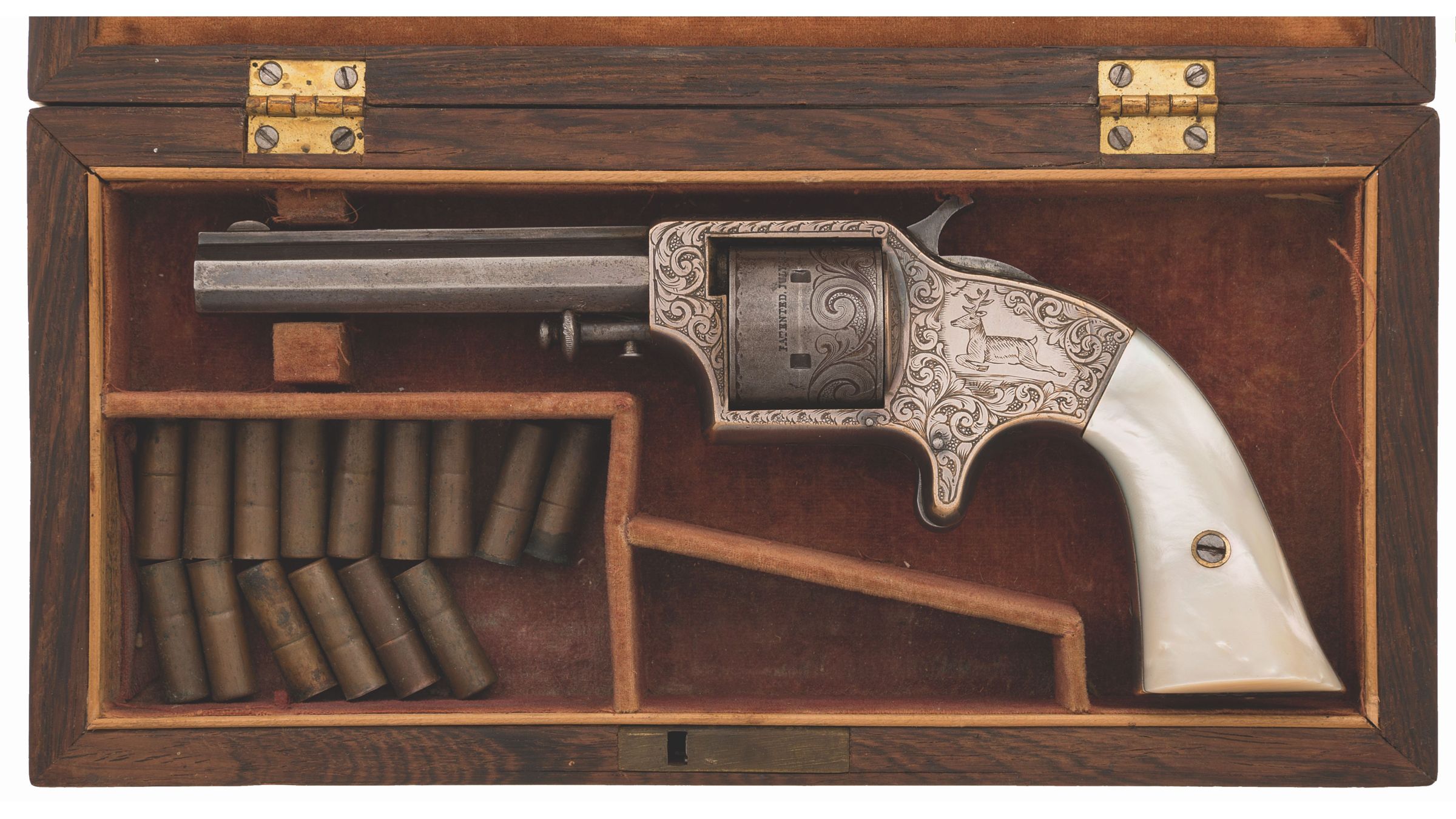 Engraved/Inscribed Eagle Arms Front Loading Revolver | Rock Island Auction