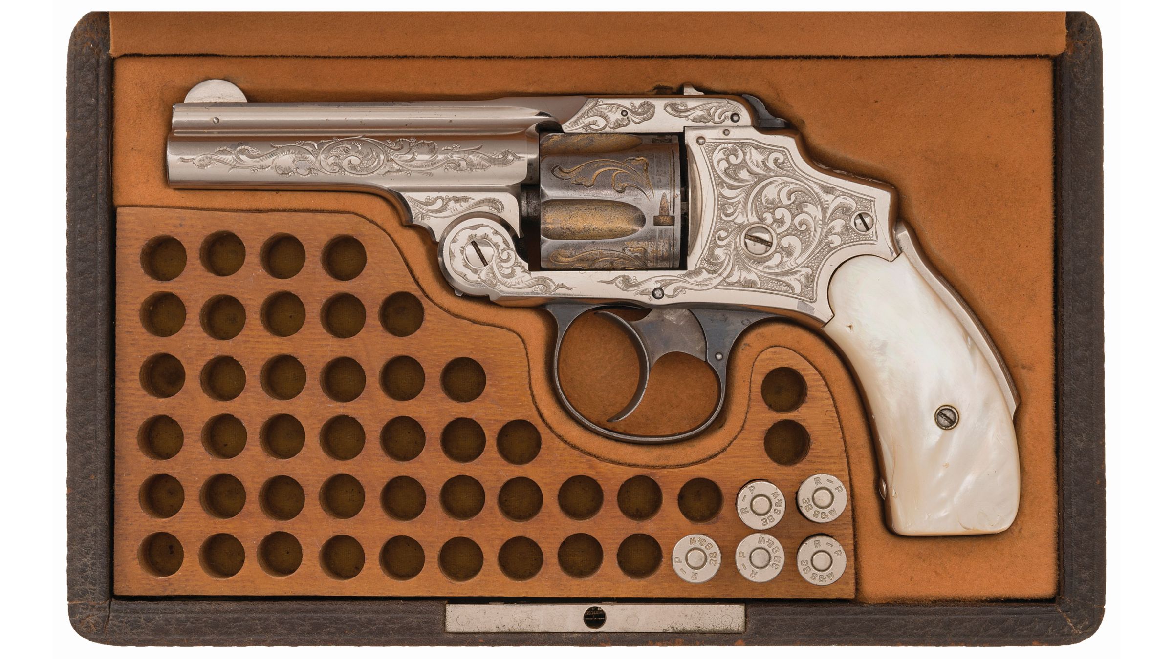 New York Engraved Smith & Wesson .38 Safety Hammerless Revolver | Rock ...