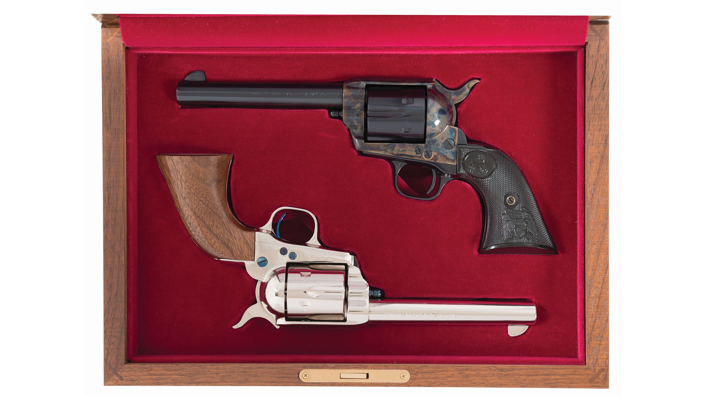 Cased Pair of Colt Sheriff's Model Single Action Army Revolvers | Rock ...